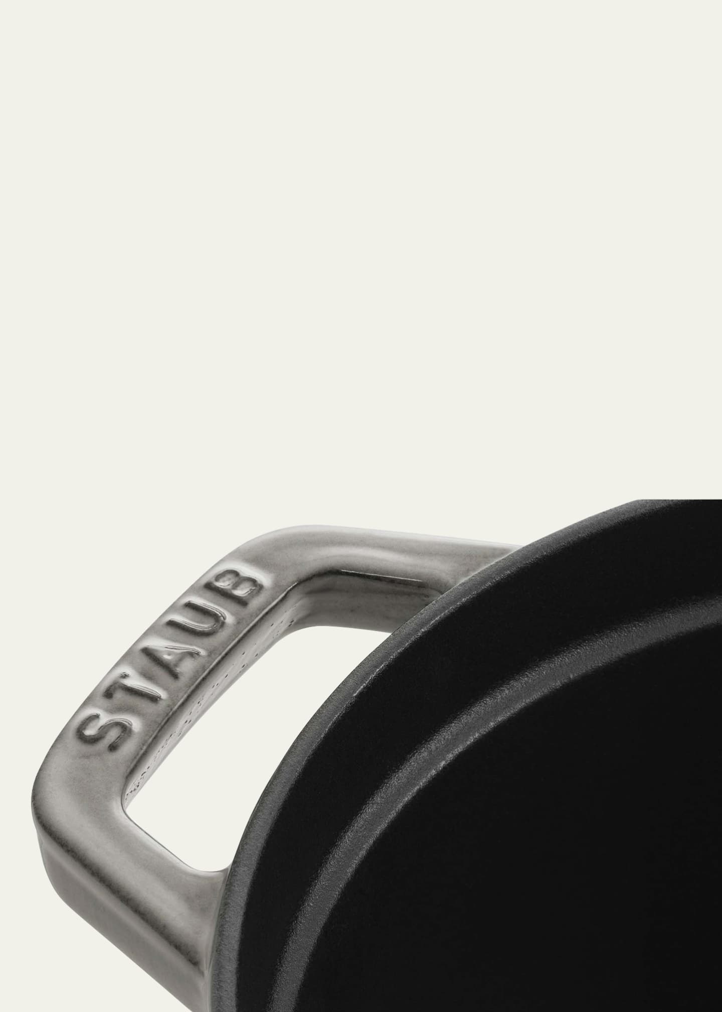 Staub Cast Iron 7-Quart Oval Cocotte - Graphite Grey - Bergdorf Goodman
