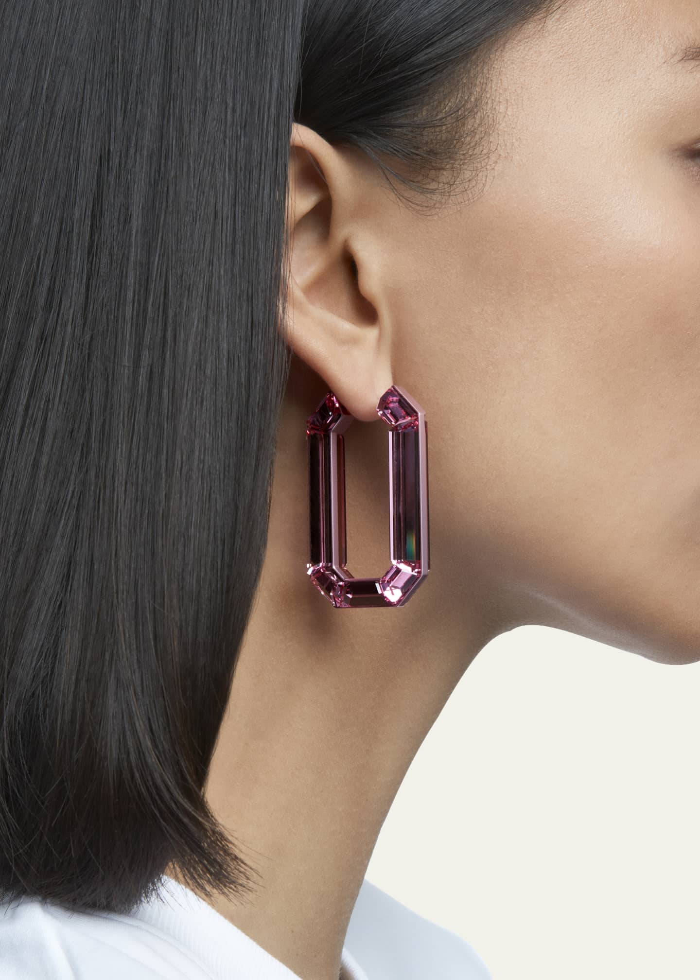 SWAROVSKI Lucent Hoop Earrings - Bergdorf Goodman