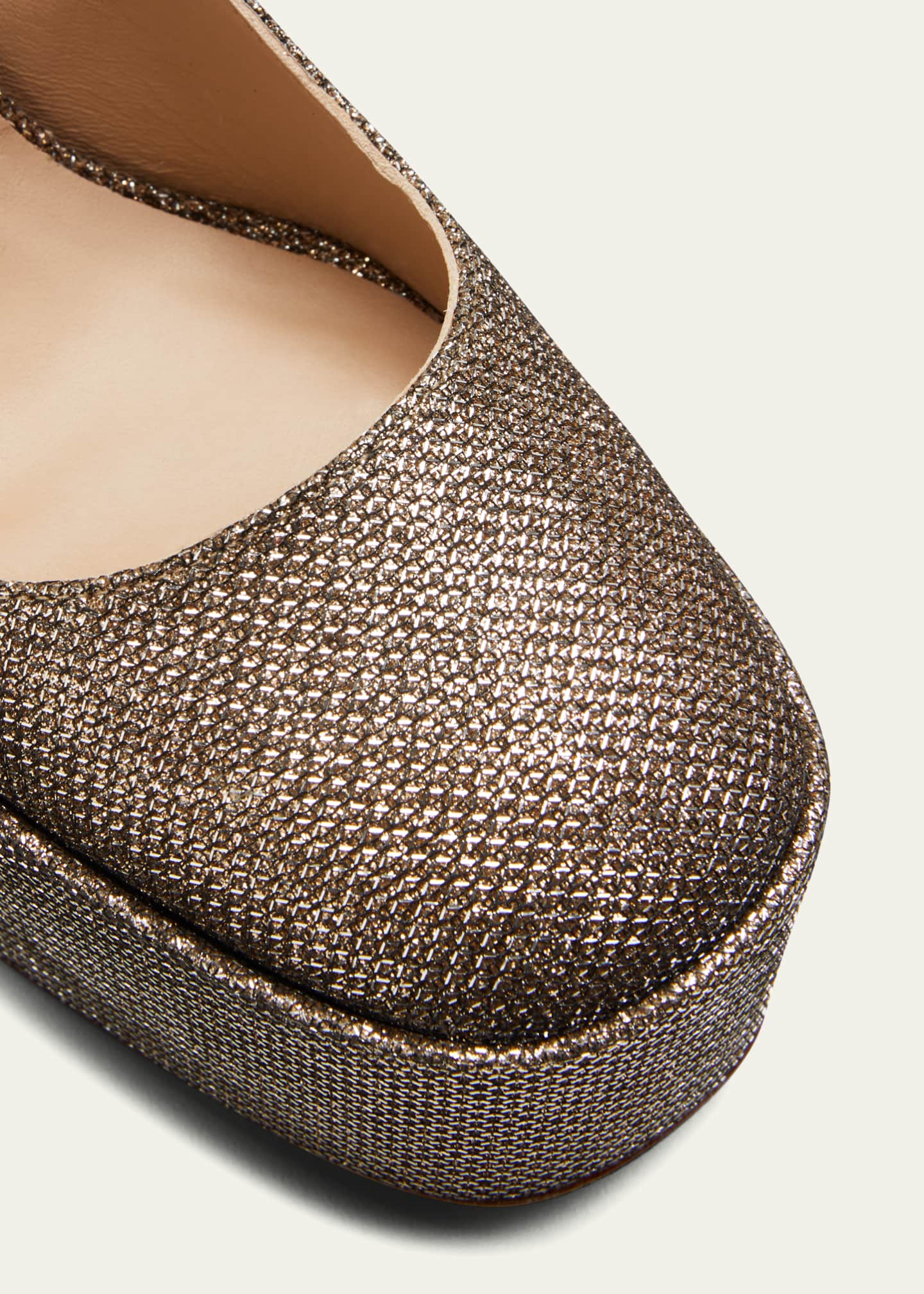 Stuart Weitzman Skyhigh Metallic Mary Jane Platform Pumps - Bergdorf ...