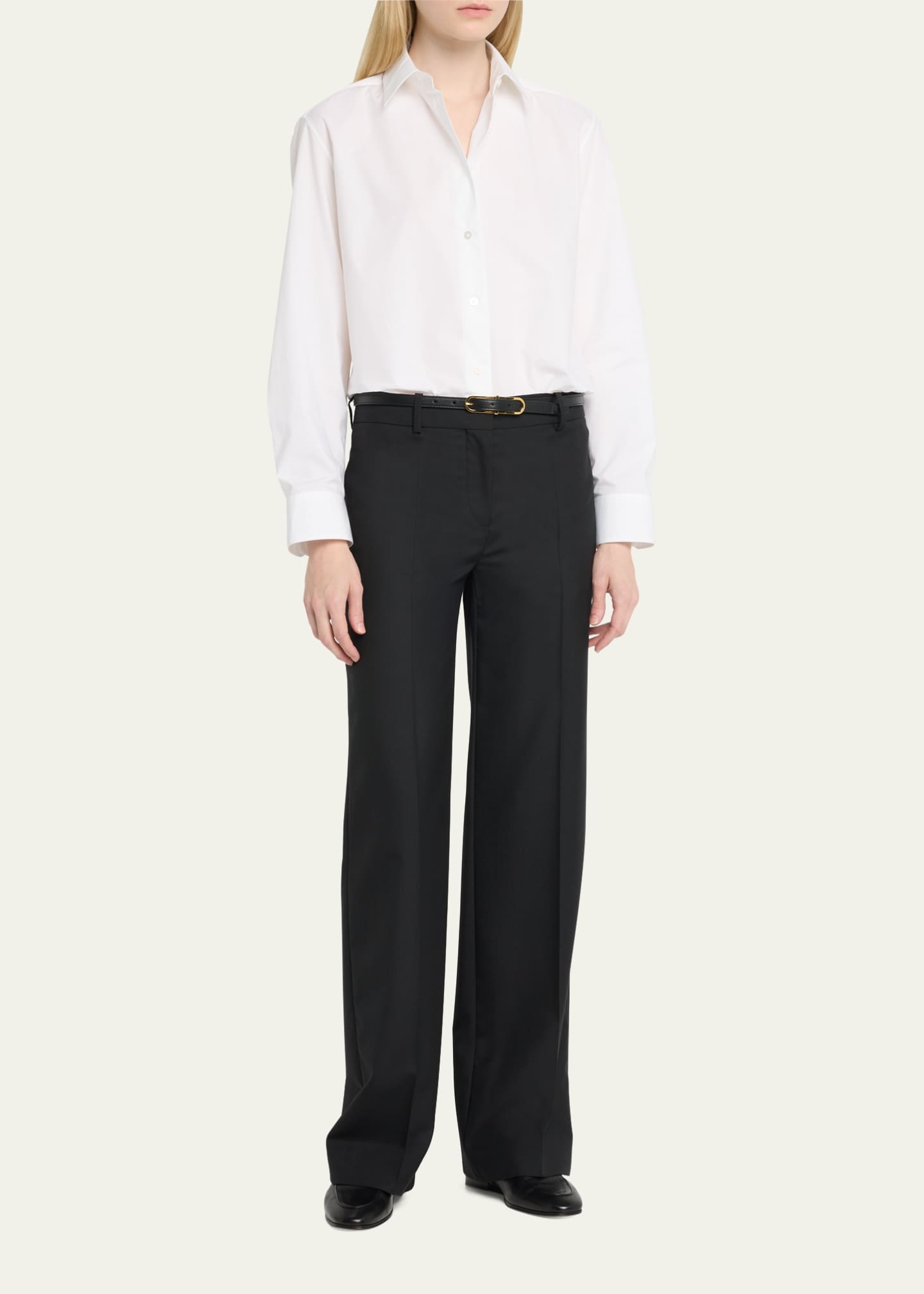 THE ROW Sisilia Menswear Poplin Shirt - Bergdorf Goodman
