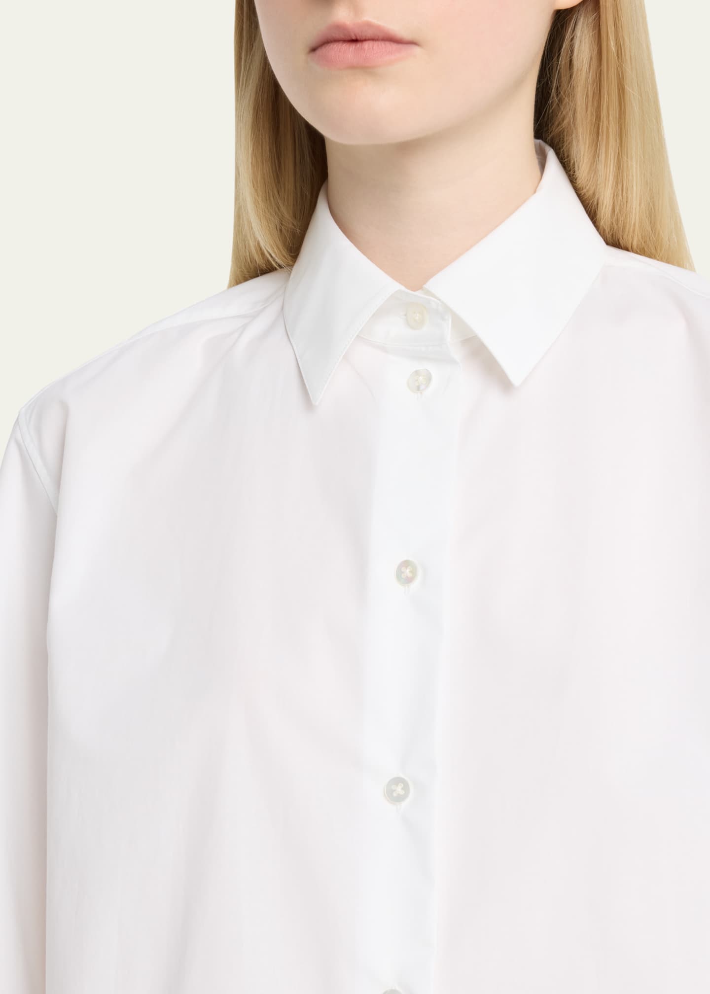 THE ROW Sisilia Menswear Poplin Shirt - Bergdorf Goodman