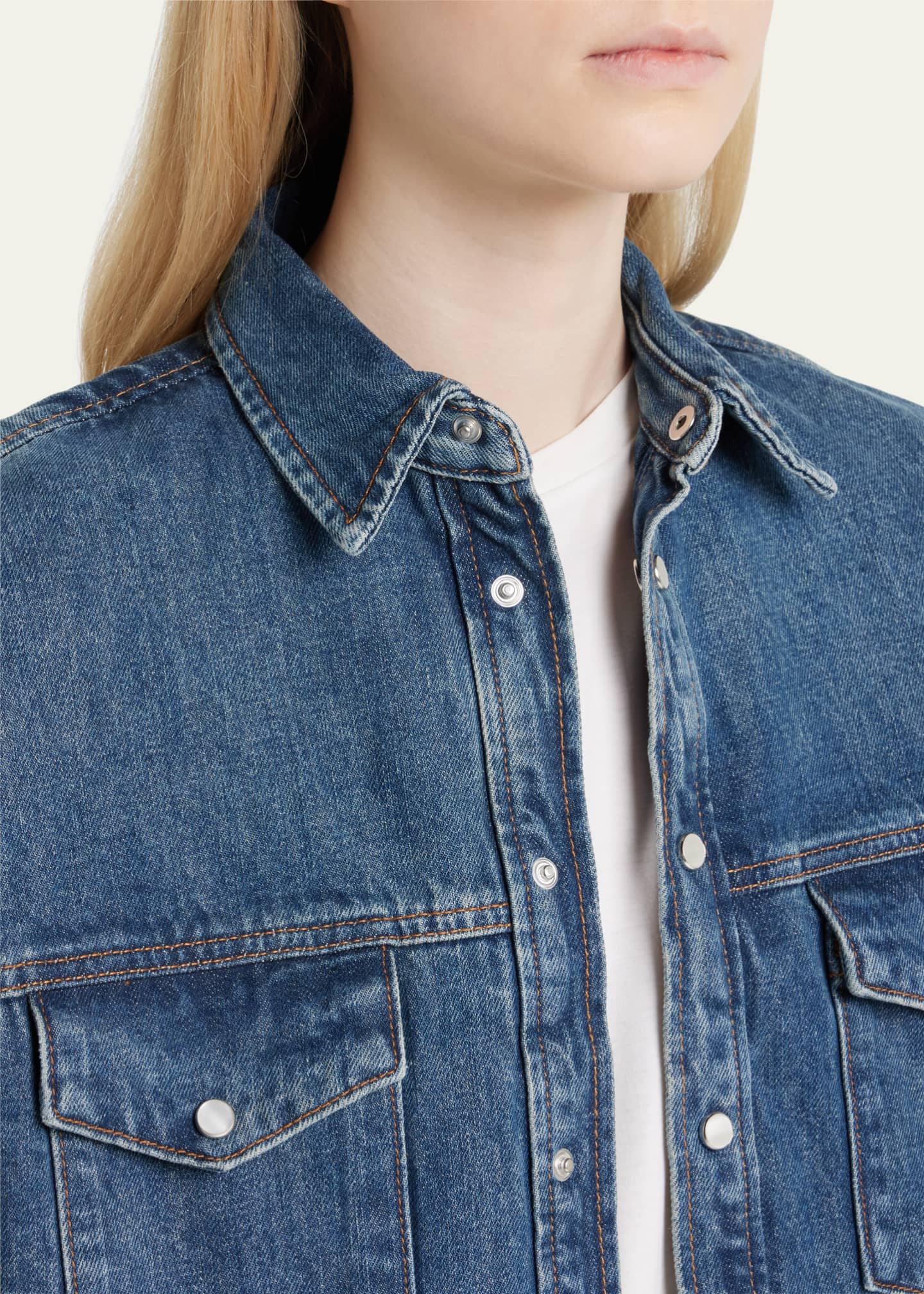 WARDROBE.NYC Oversized Denim Jacket - Bergdorf Goodman