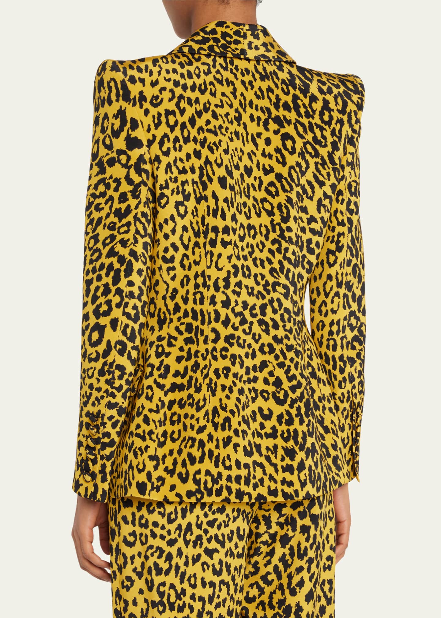 Sergio Hudson Animal-Print Blazer - Bergdorf Goodman