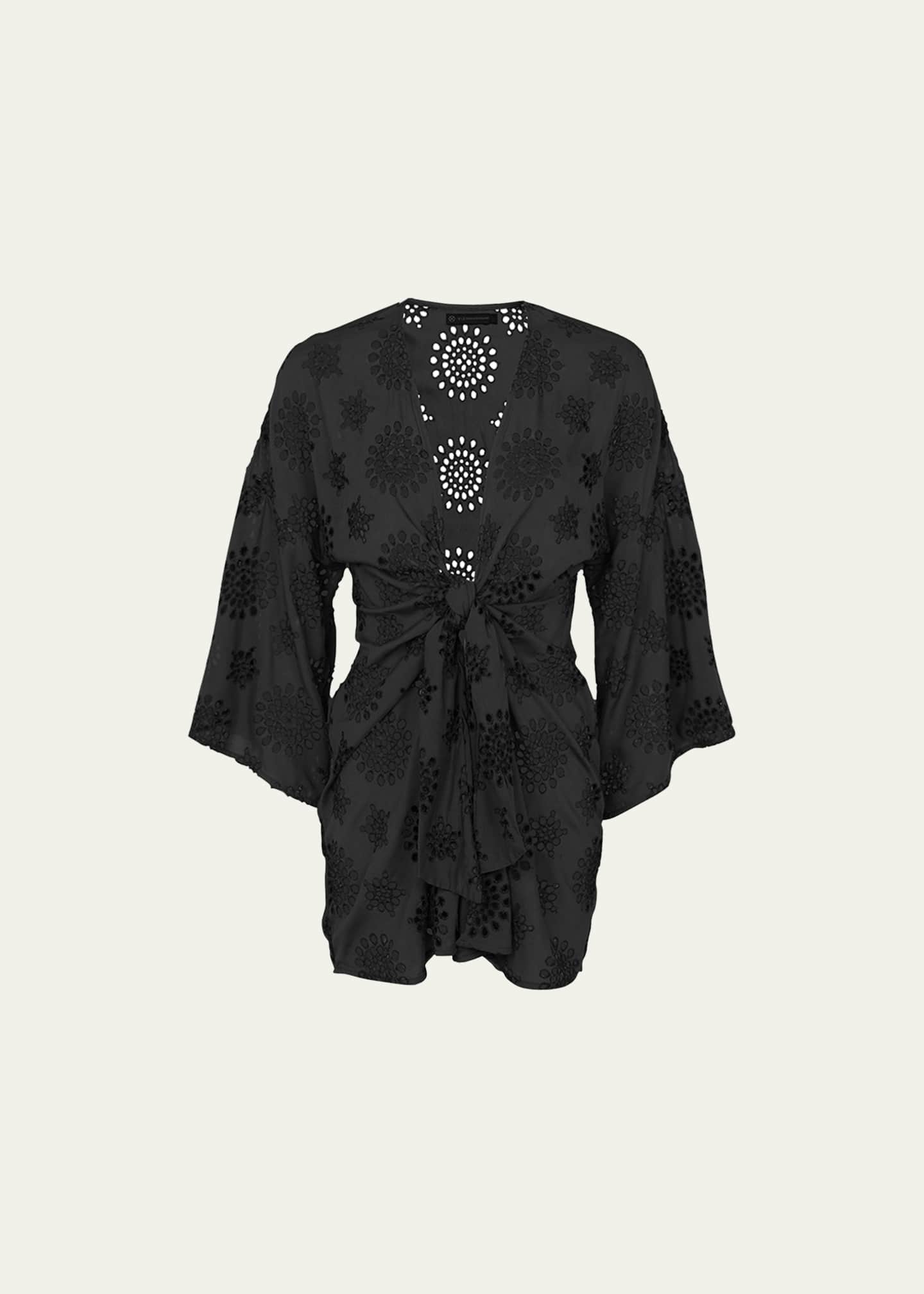 Vix Perola Knot Short Caftan Coverup Bergdorf Goodman