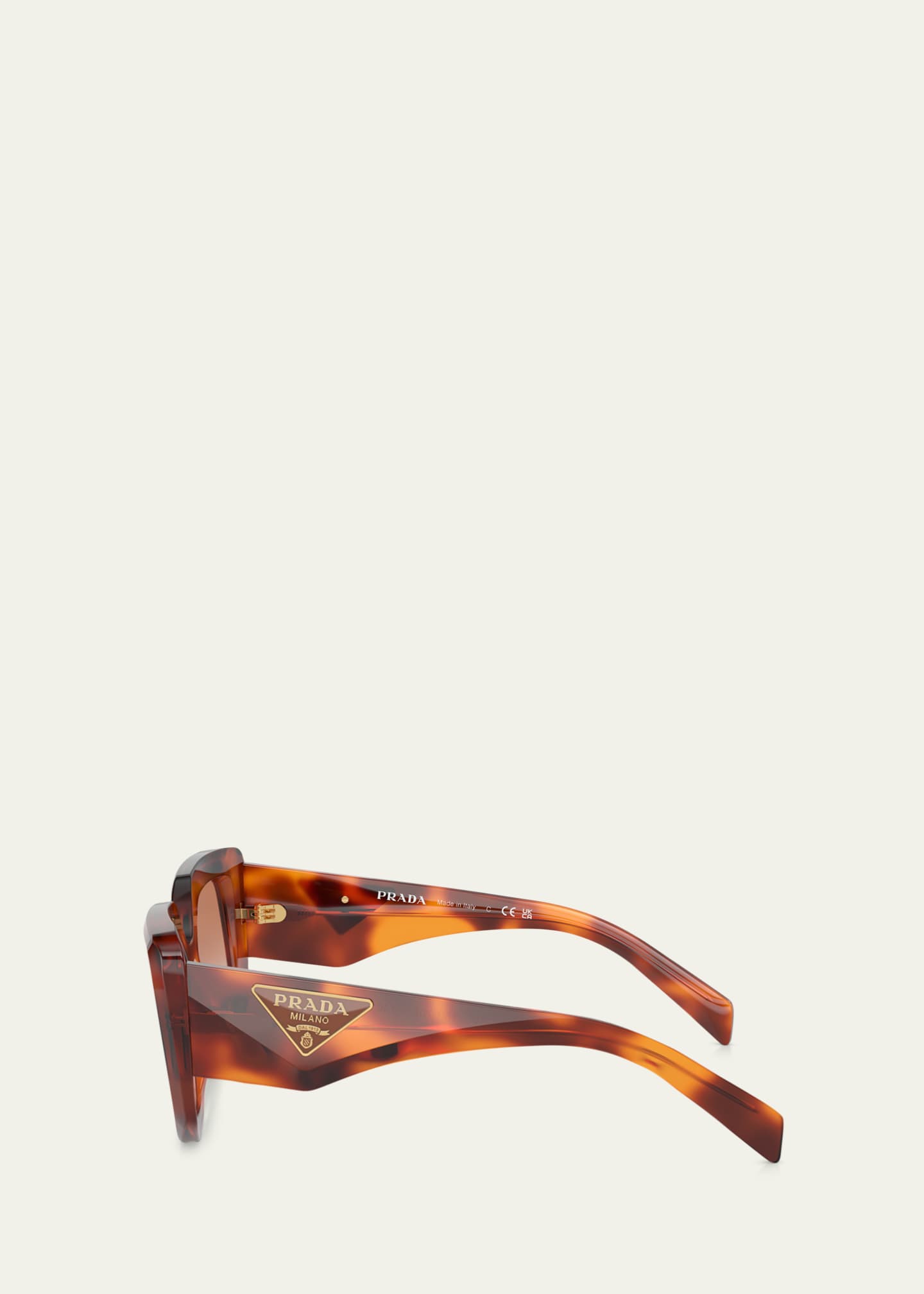 Prada Logo Emblem Acetate Cat-Eye Sunglasses - Bergdorf Goodman