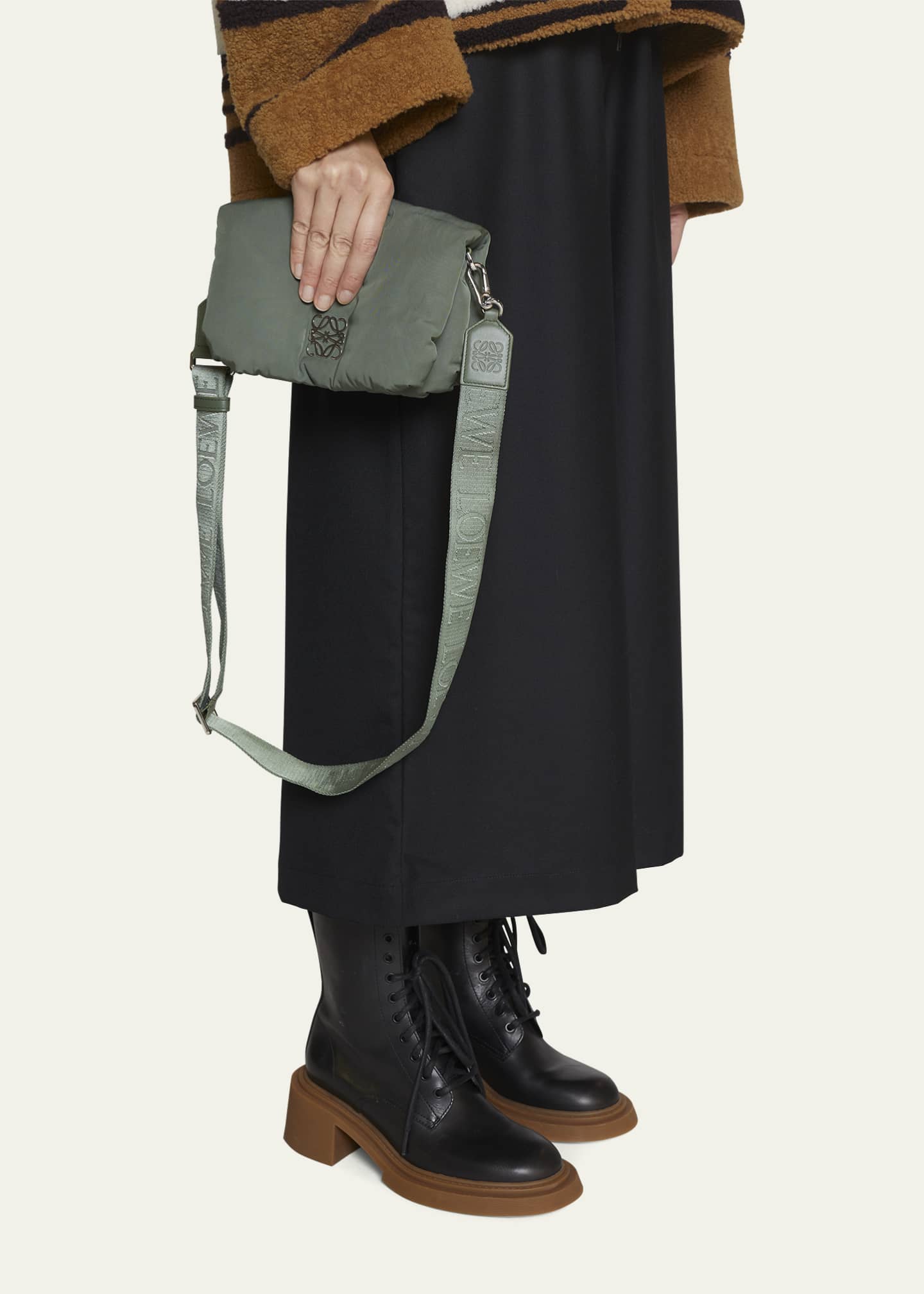 Loewe Goya Puffer Mini Nylon Shoulder Bag - Bergdorf Goodman