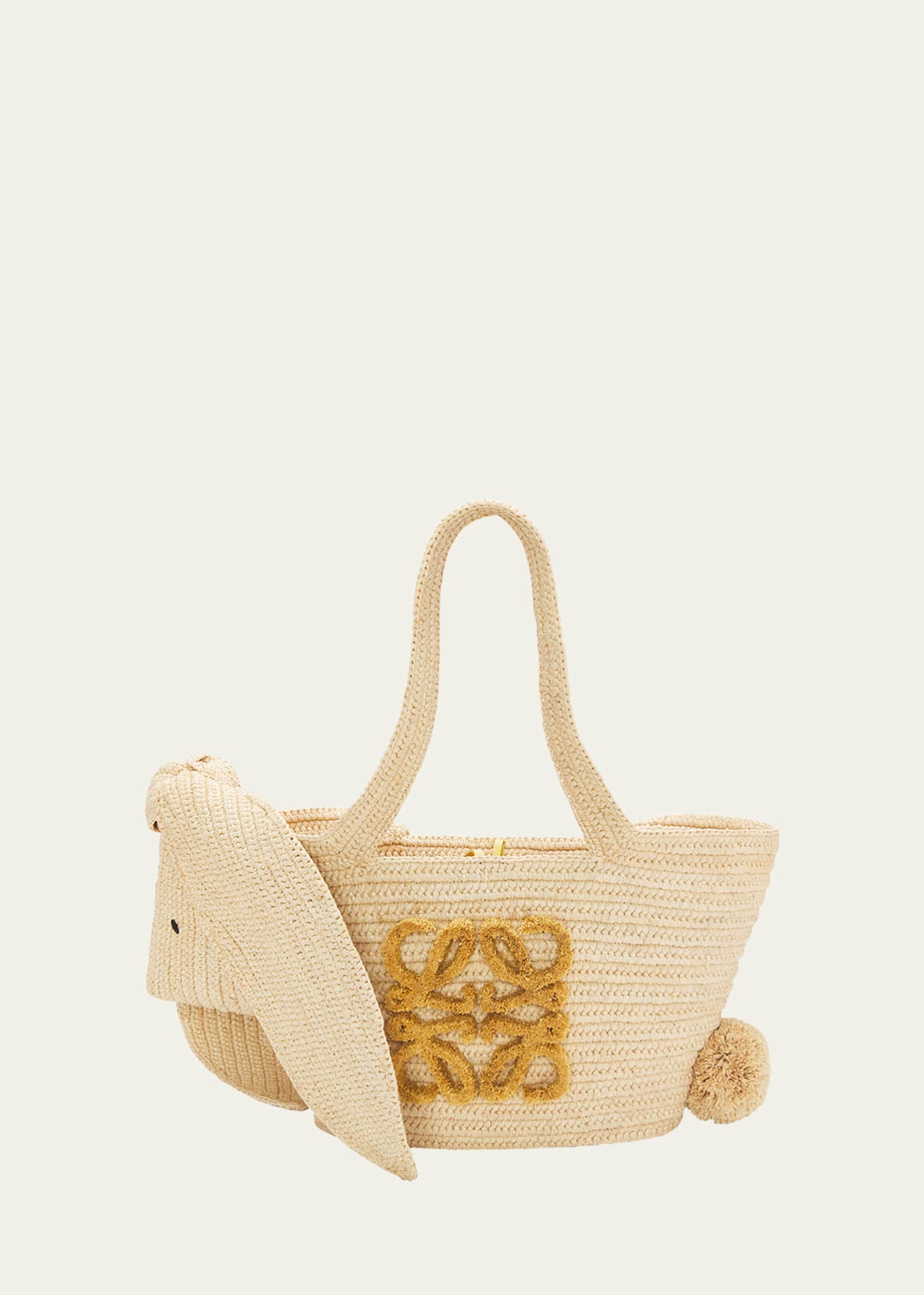 Loewe Bunny Small Basket Shoulder Bag - Bergdorf Goodman