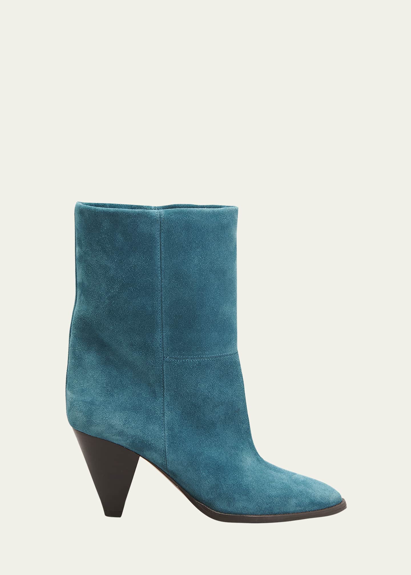 Isabel Marant Rouxa Suede Ankle Booties - Bergdorf Goodman
