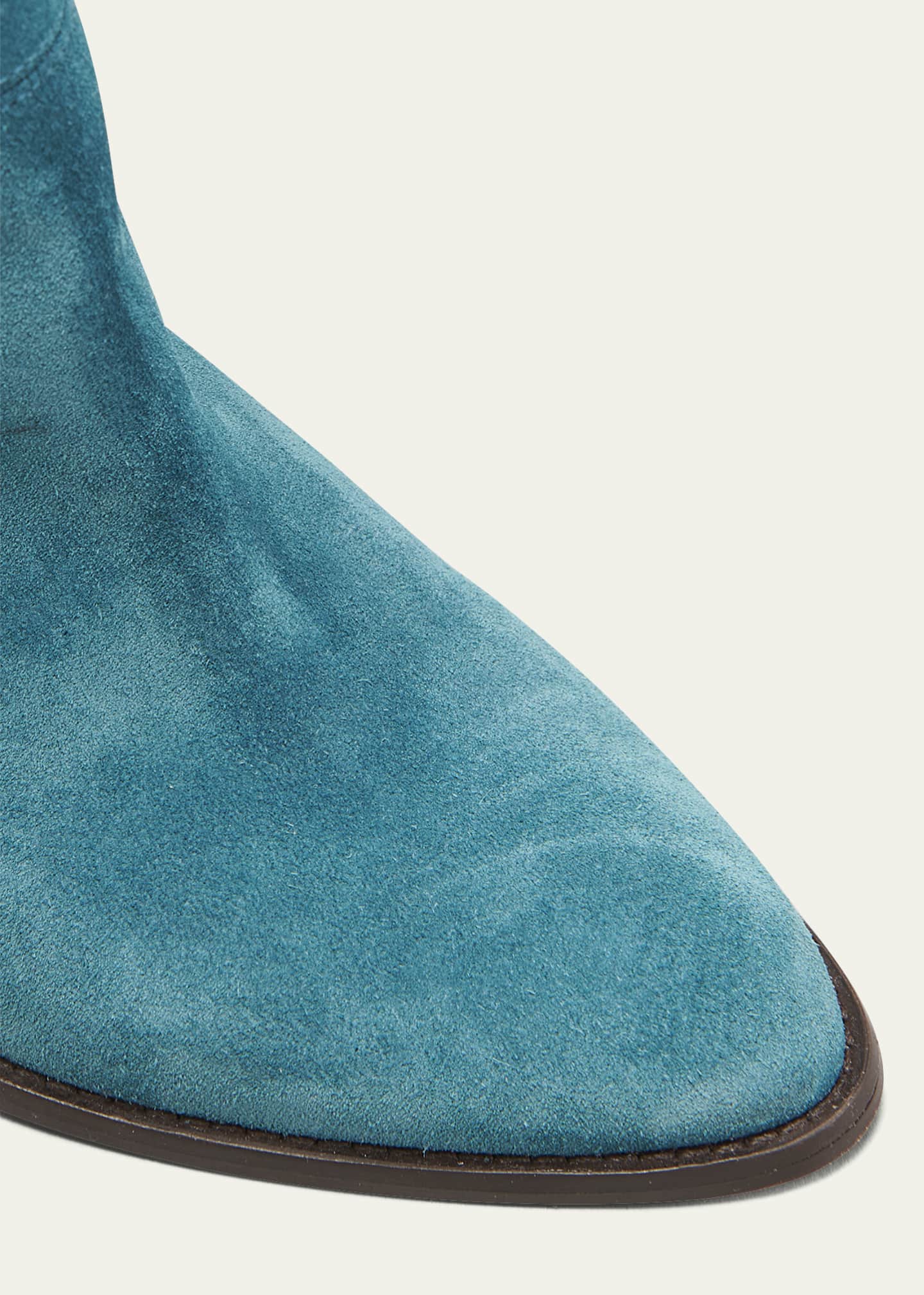 Isabel Marant Rouxa Suede Ankle Booties - Bergdorf Goodman