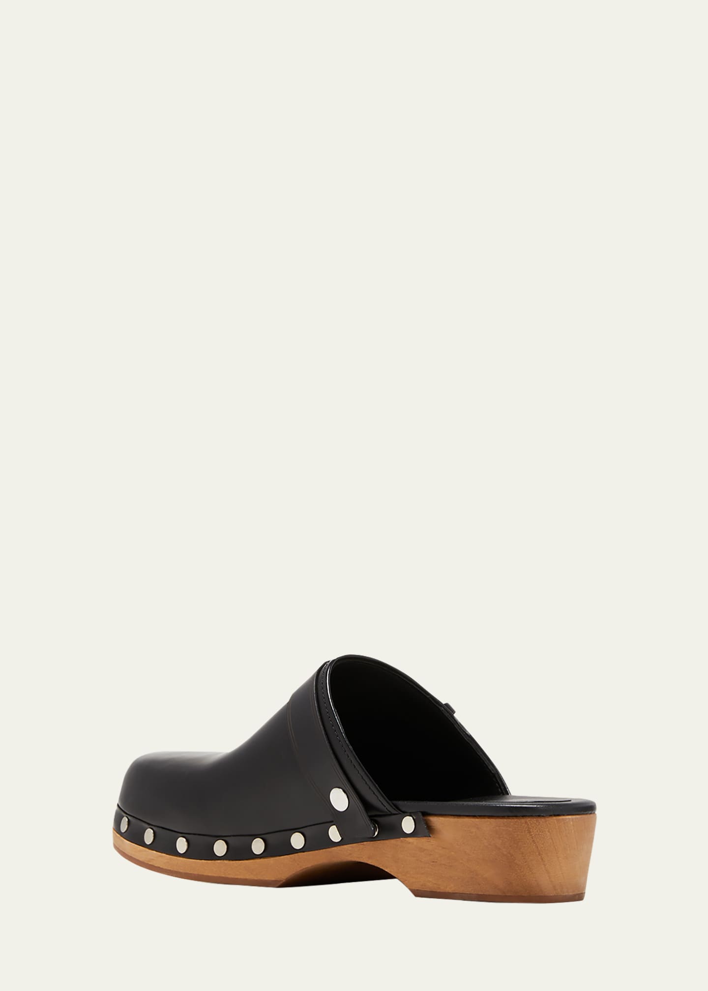 Isabel Marant Thalie Leather Clogs - Bergdorf Goodman
