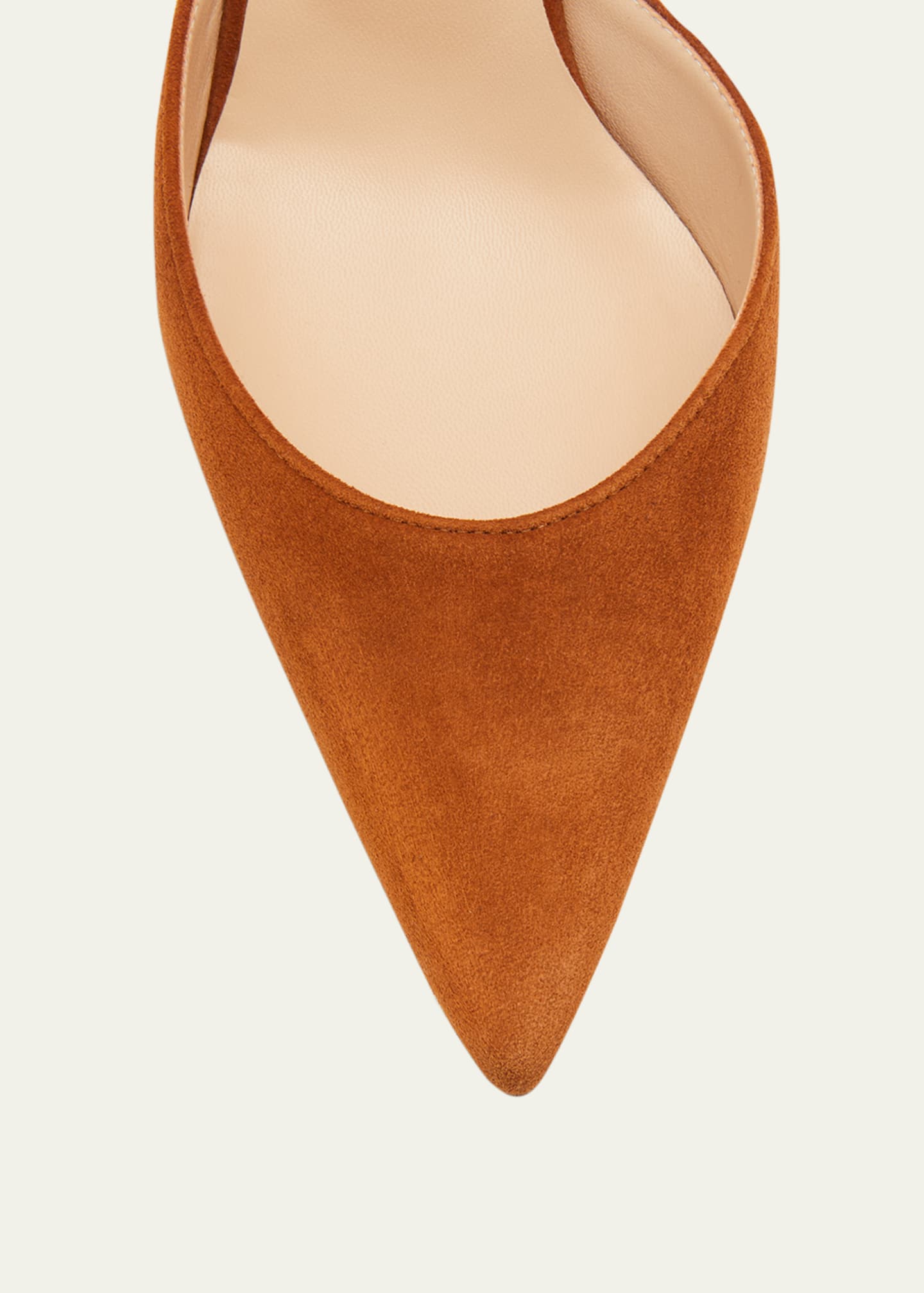 Manolo Blahnik Carolyne Kitten-Heel Halter Pumps - Bergdorf Goodman
