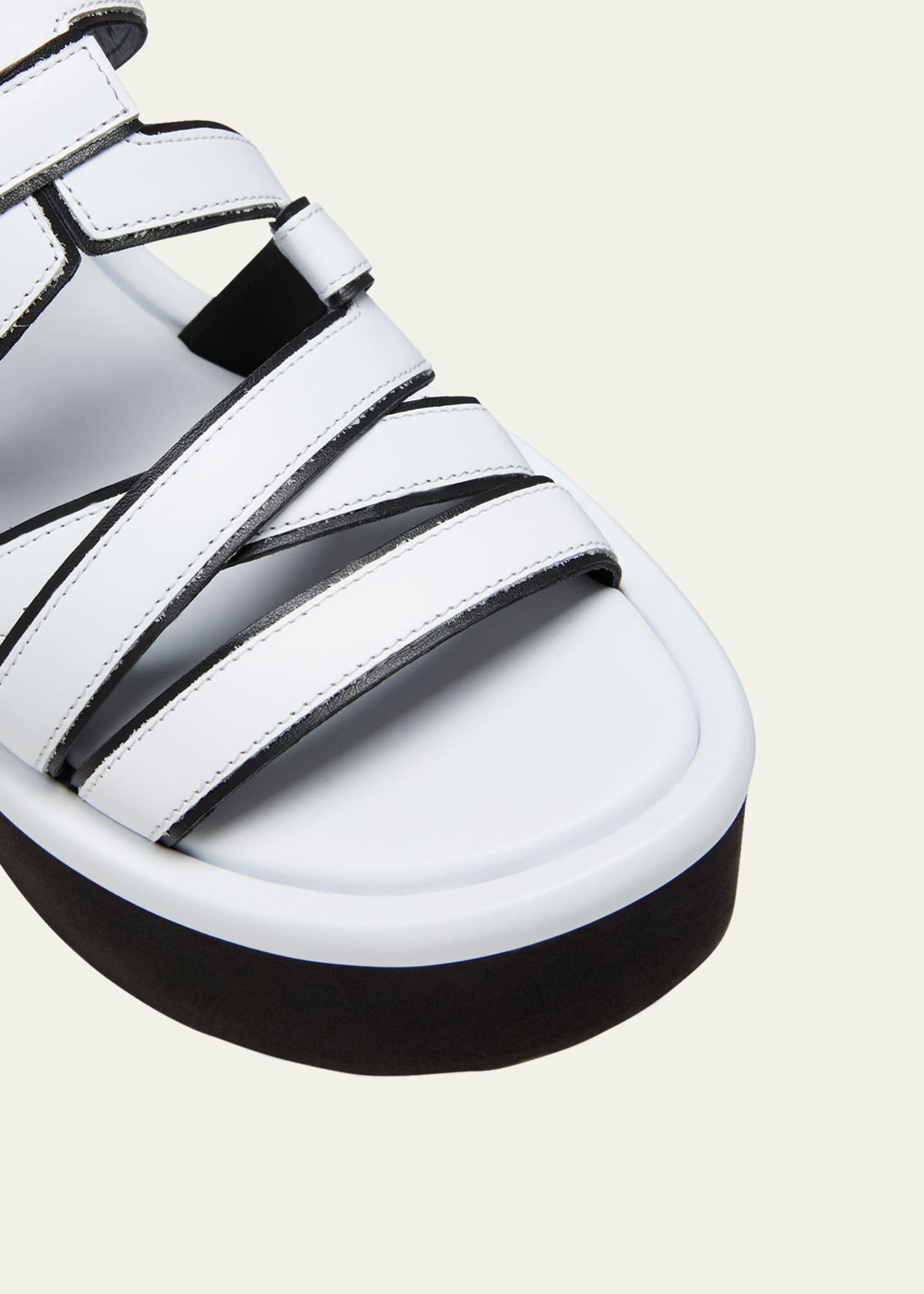 Pierre Hardy Kaliste Calfskin Caged Platform Sandals - Bergdorf Goodman