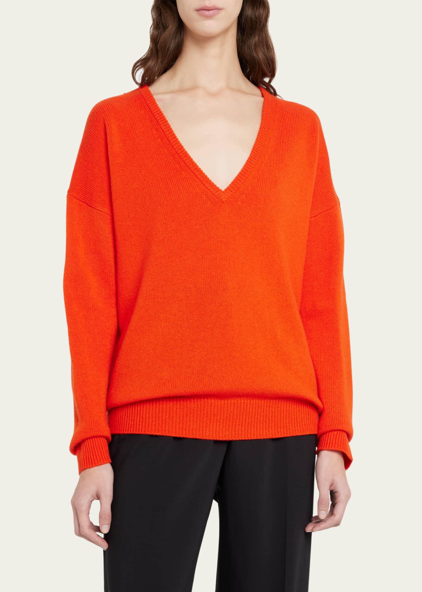 Co Cashmere V-Neck Sweater - Bergdorf Goodman