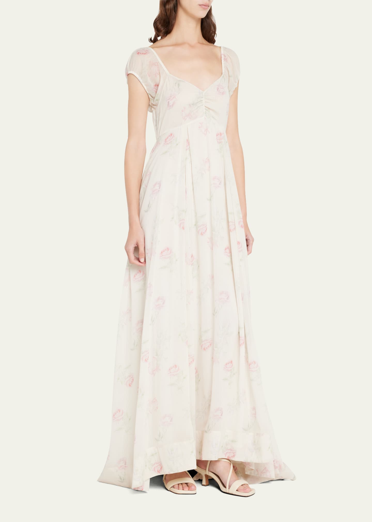 LoveShackFancy Magnolia Tea Gilvery Maxi Dress - Bergdorf Goodman