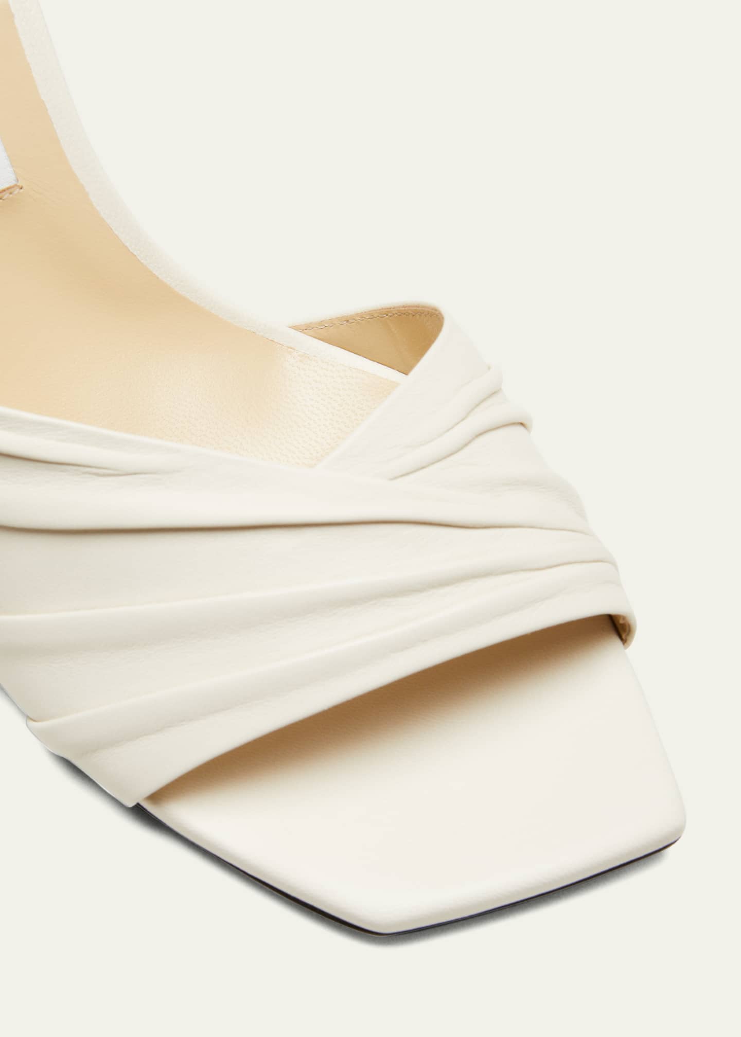 Jimmy Choo Basil Napa Mule Sandals - Bergdorf Goodman