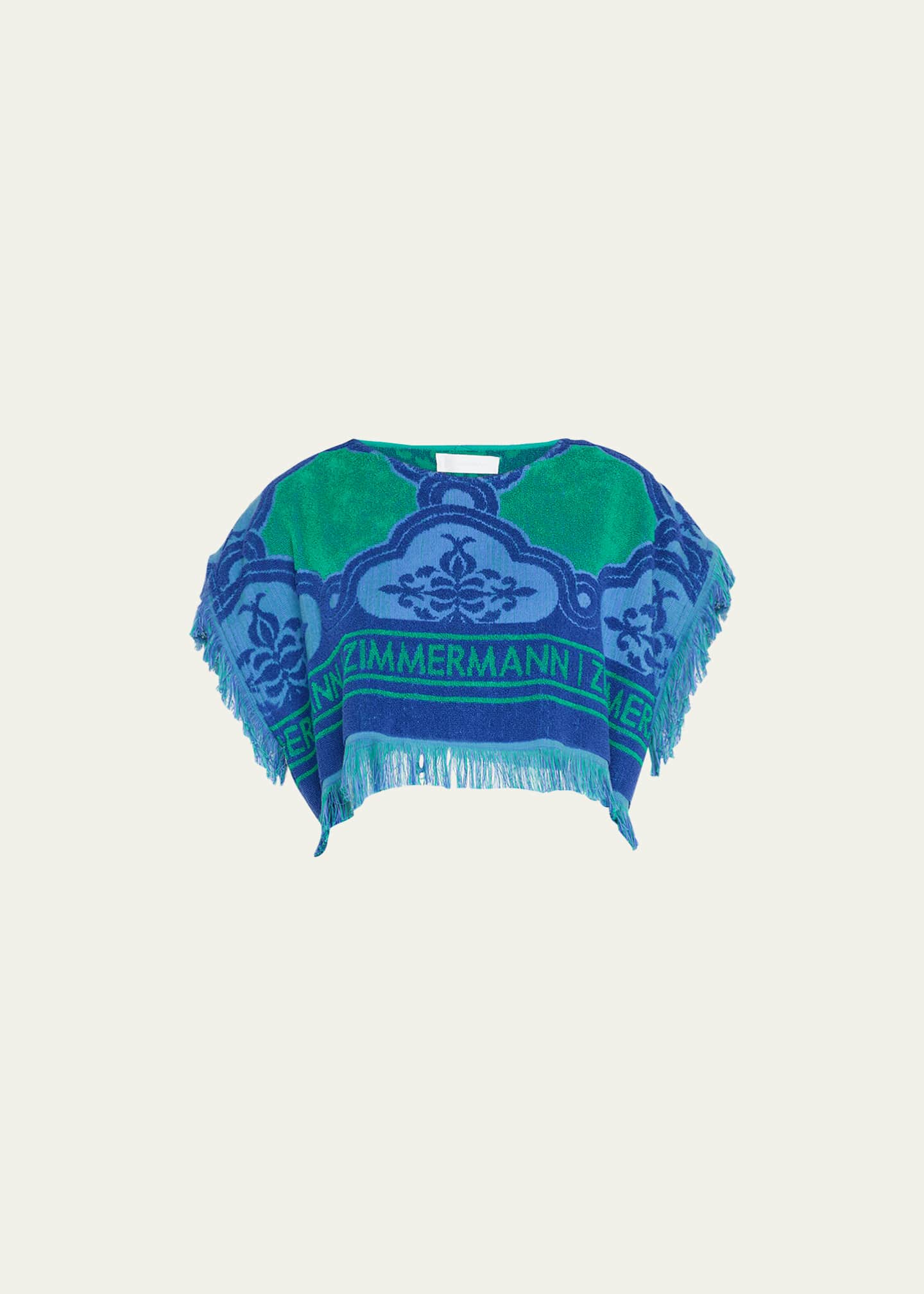 Zimmermann Tiggy Terry Cloth Crop Top - Bergdorf Goodman