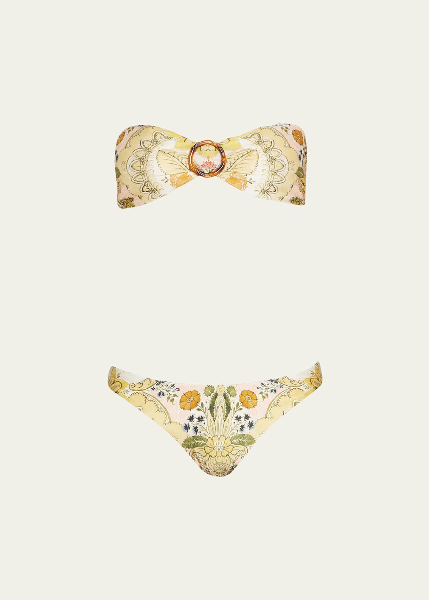 Zimmermann Laurel Bamboo Ring Two Piece Bikini Set Bergdorf Goodman