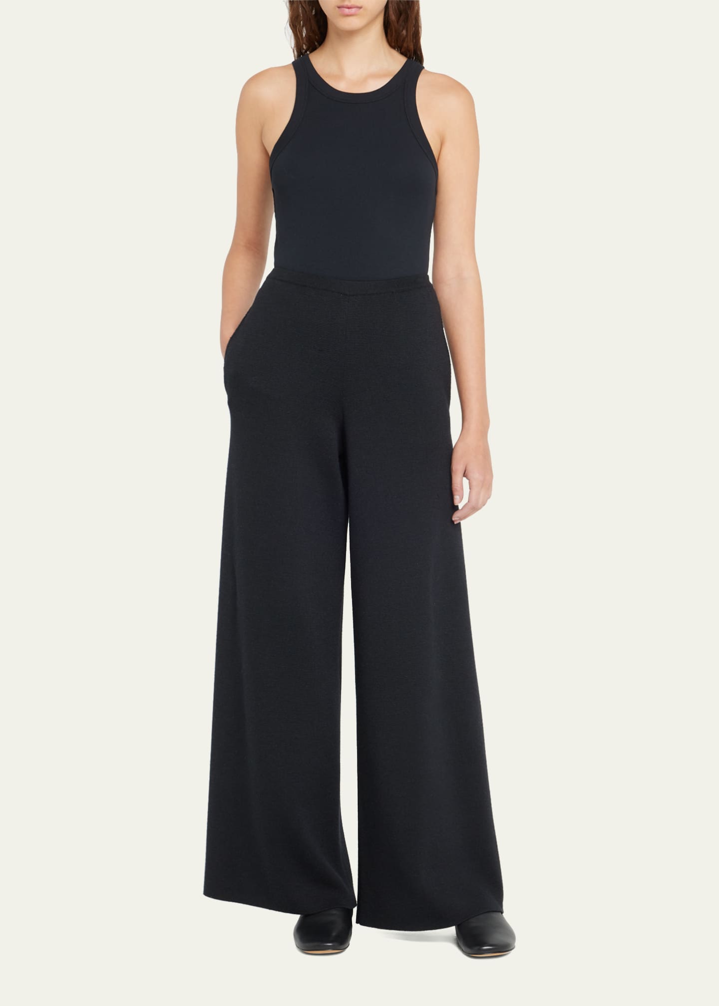 Vince Demi Leather Flat Loafers - Bergdorf Goodman