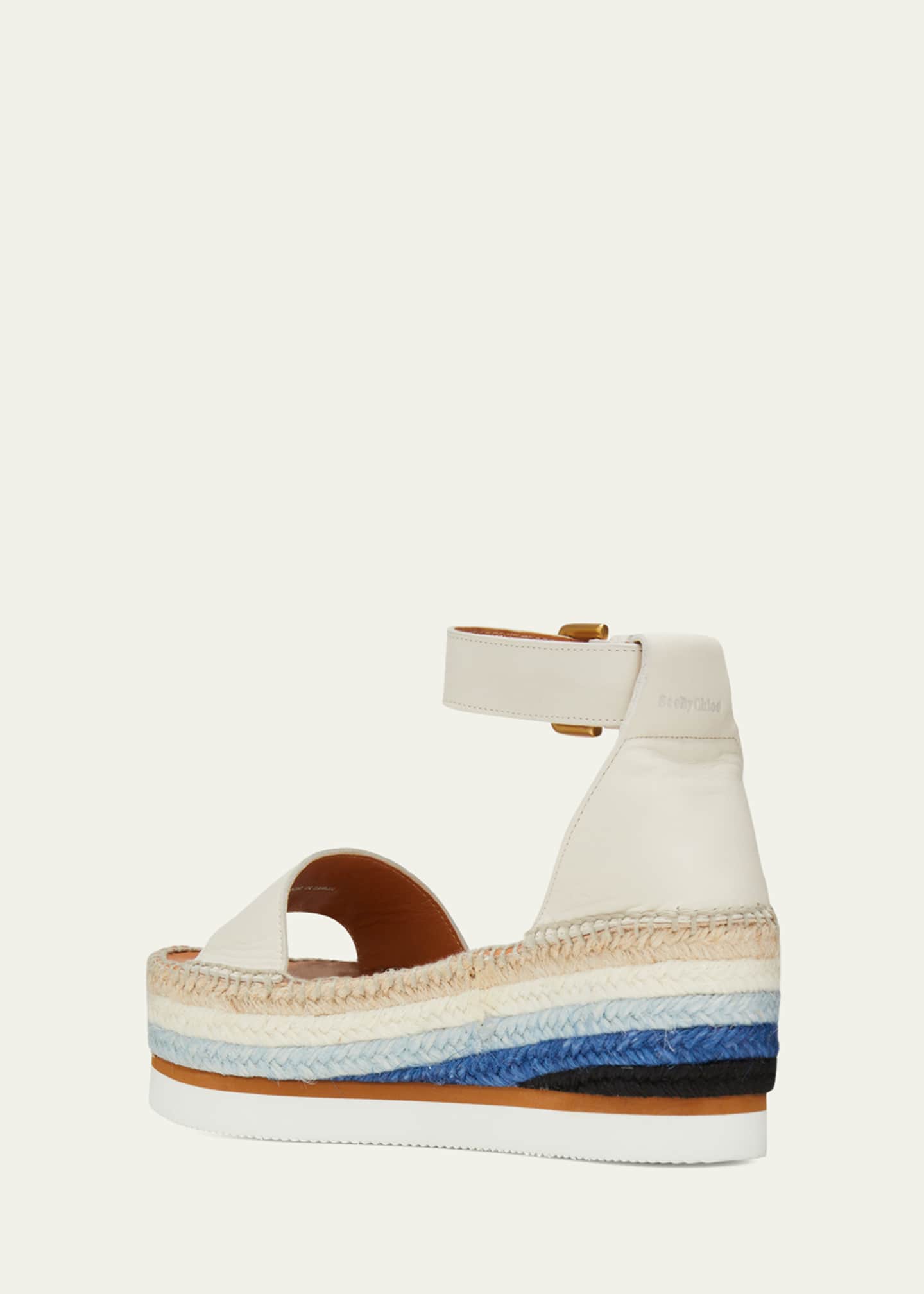 See by Chloe Glyn Colorblock Wedge Espadrille Sandals - Bergdorf Goodman