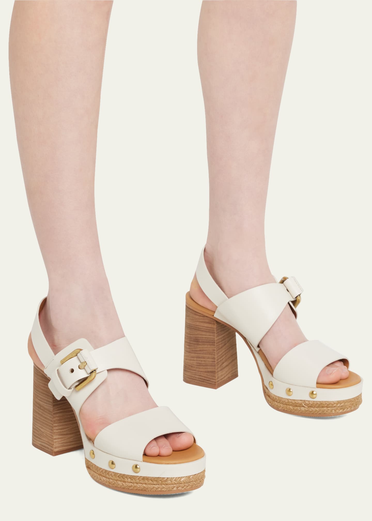 See by Chloe Joline Buckle Espadrille Platform Sandals - Bergdorf Goodman