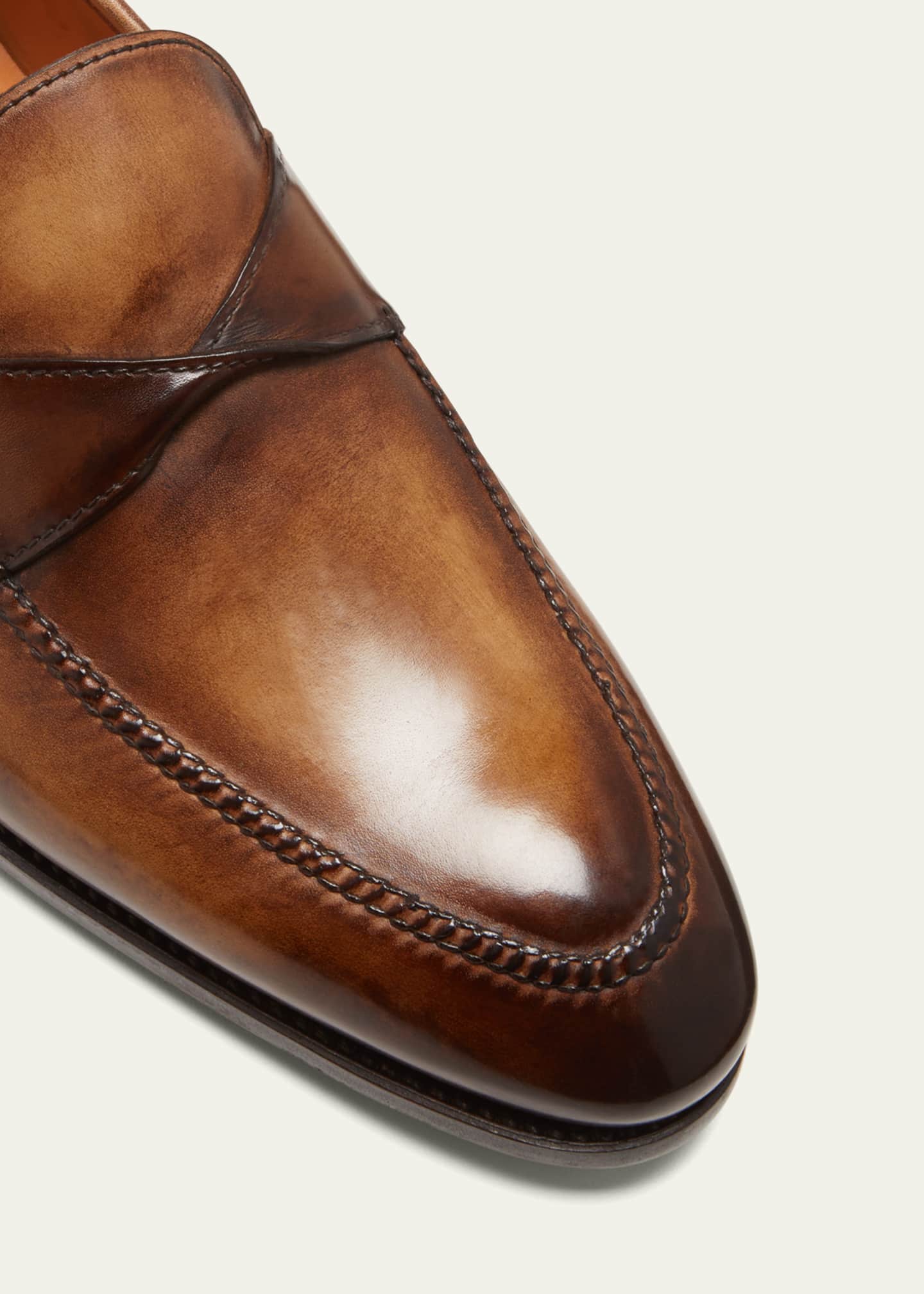 Bontoni Men's Distinto Leather Loafers - Bergdorf Goodman