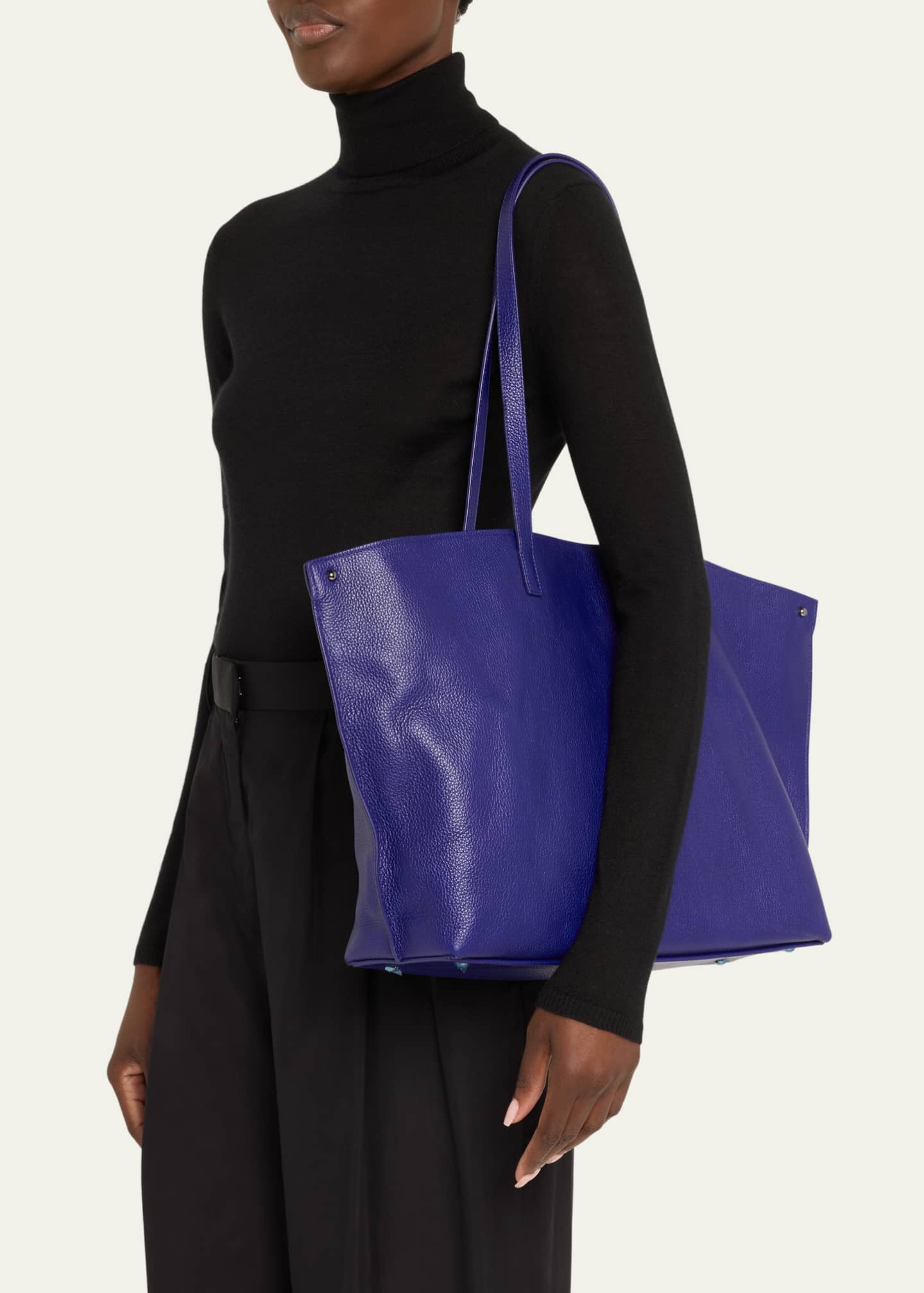 Akris Ai Medium Calf Leather Shoulder Bag - Bergdorf Goodman