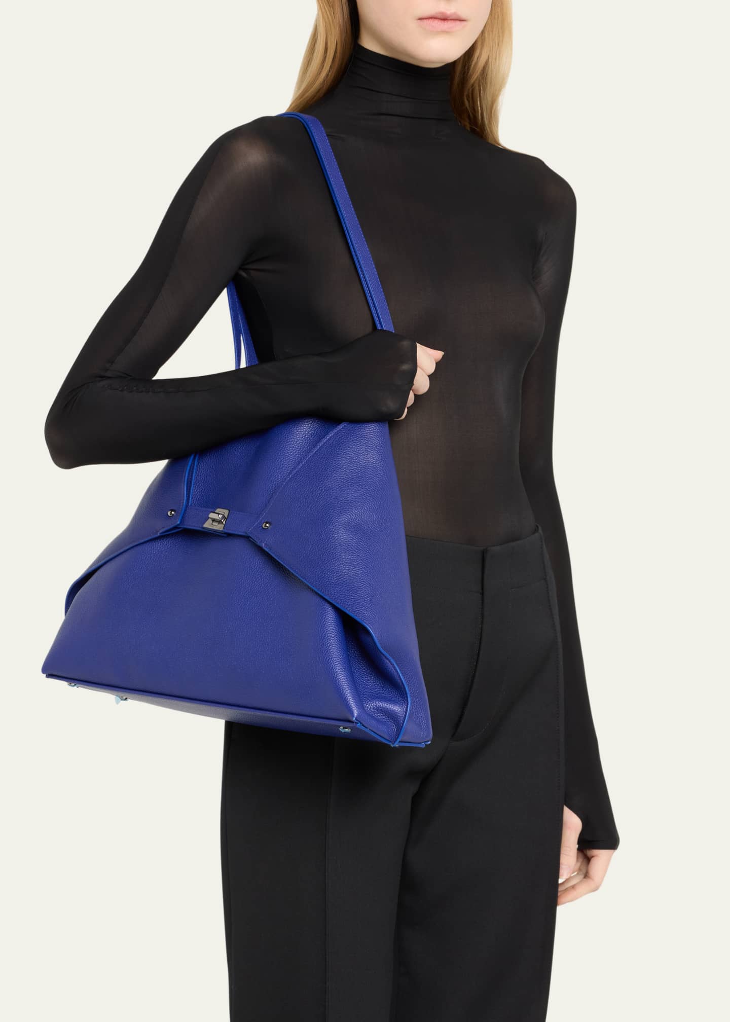 Akris Ai Medium Calf Leather Shoulder Bag - Bergdorf Goodman