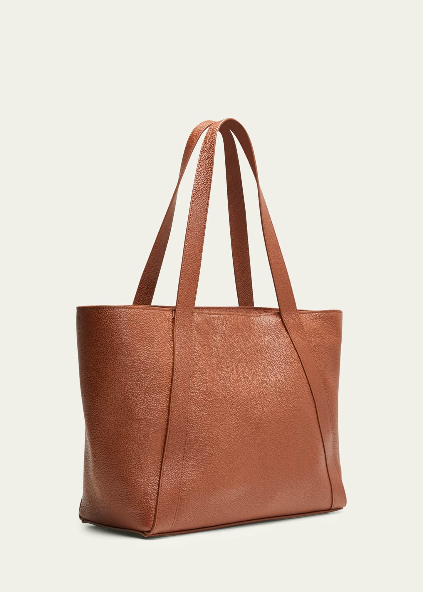 Akris Alexa Zip Leather Tote Bag - Bergdorf Goodman