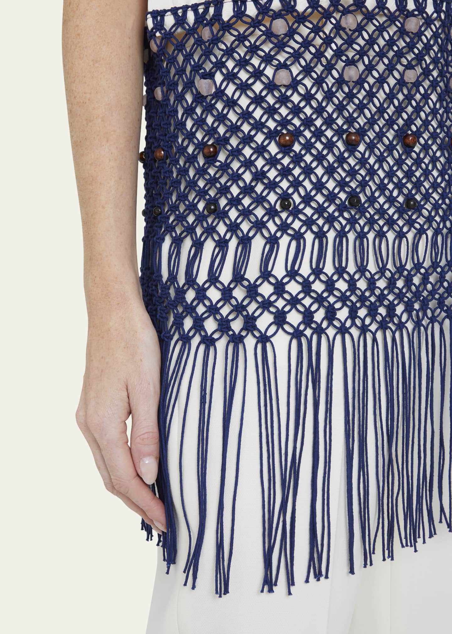 Wales Bonner Vision Macrame Tank Top - Bergdorf Goodman