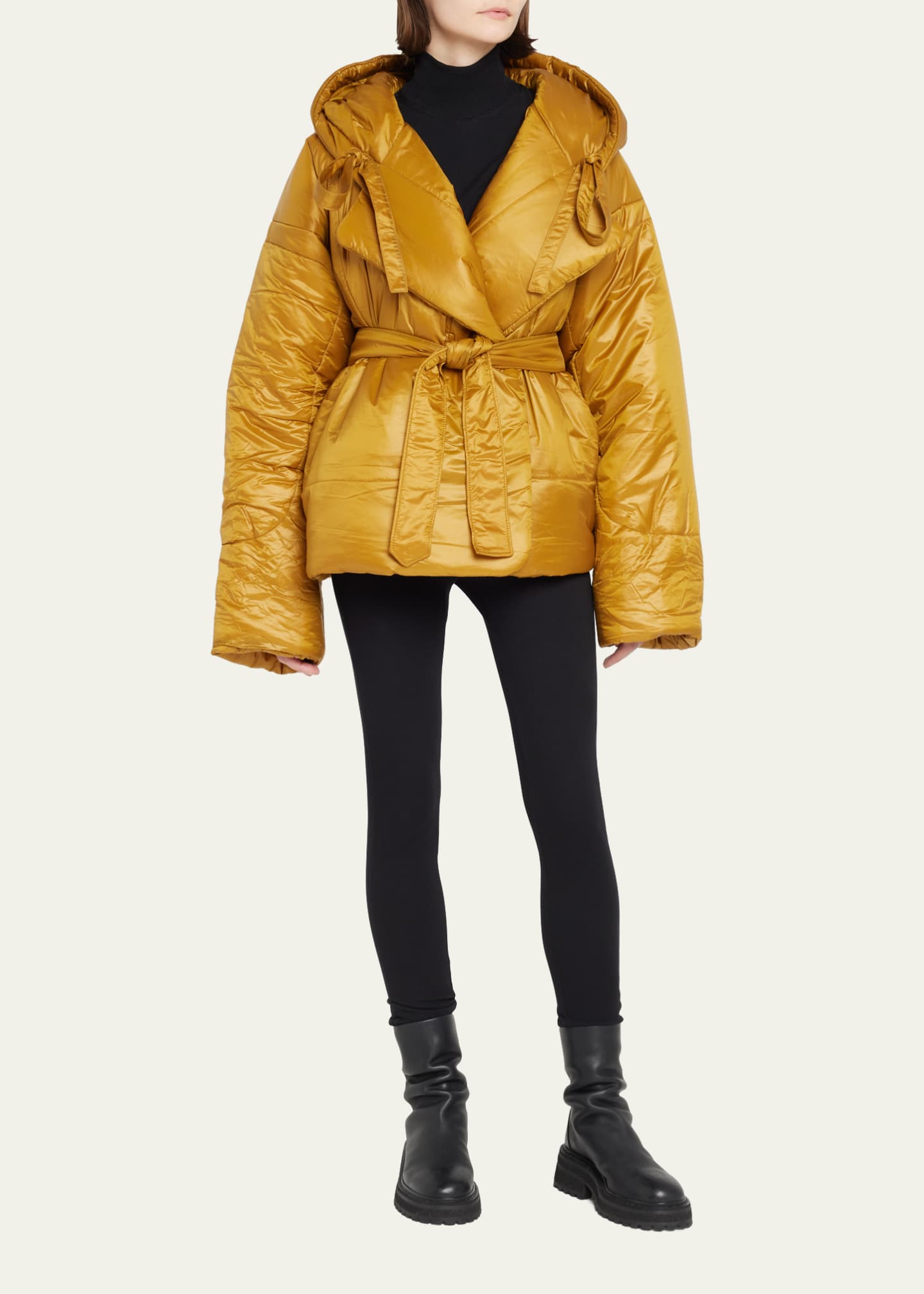 Norma Kamali Hooded Sleeping Bag Coat - Bergdorf Goodman