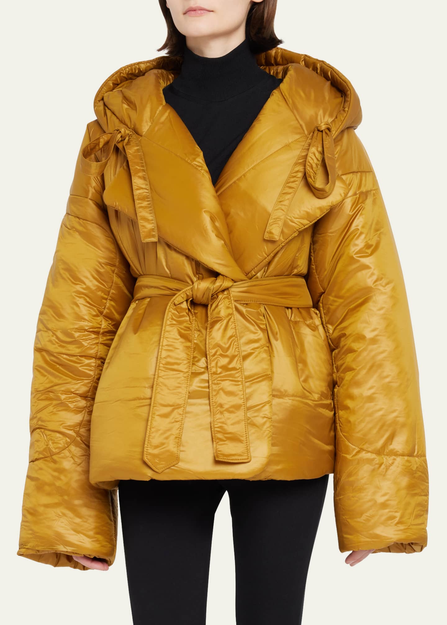 Norma Kamali Hooded Sleeping Bag Coat - Bergdorf Goodman