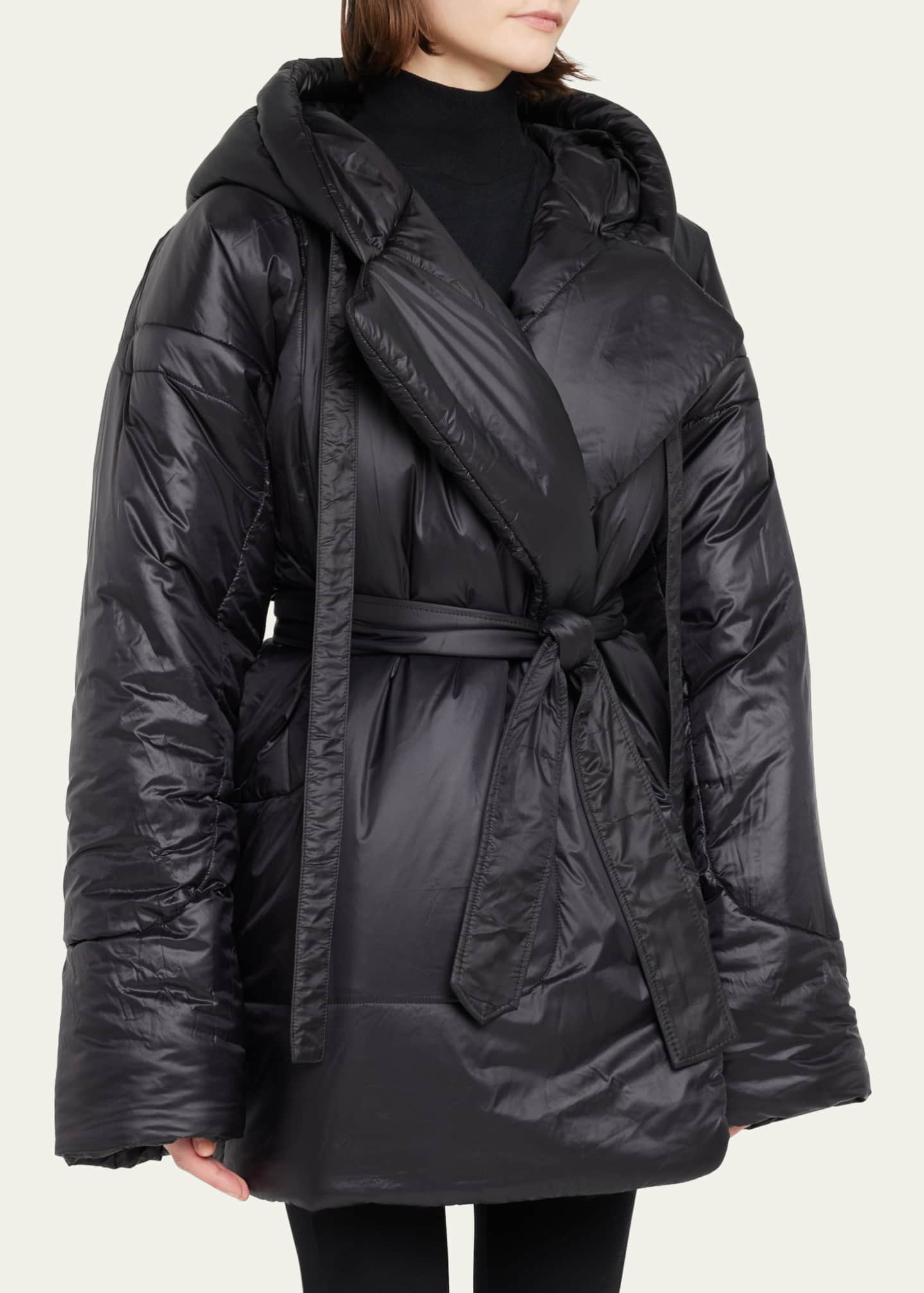 Norma Kamali Hooded Sleeping Bag Coat - Bergdorf Goodman
