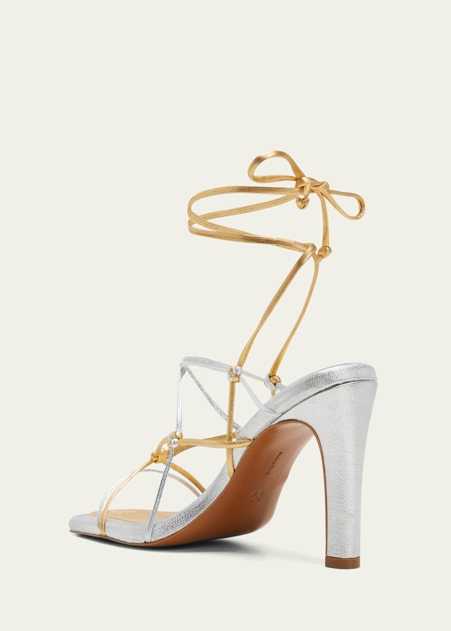 Mercedes Castillo Camille High-Heel Knotted Sandals - Bergdorf Goodman
