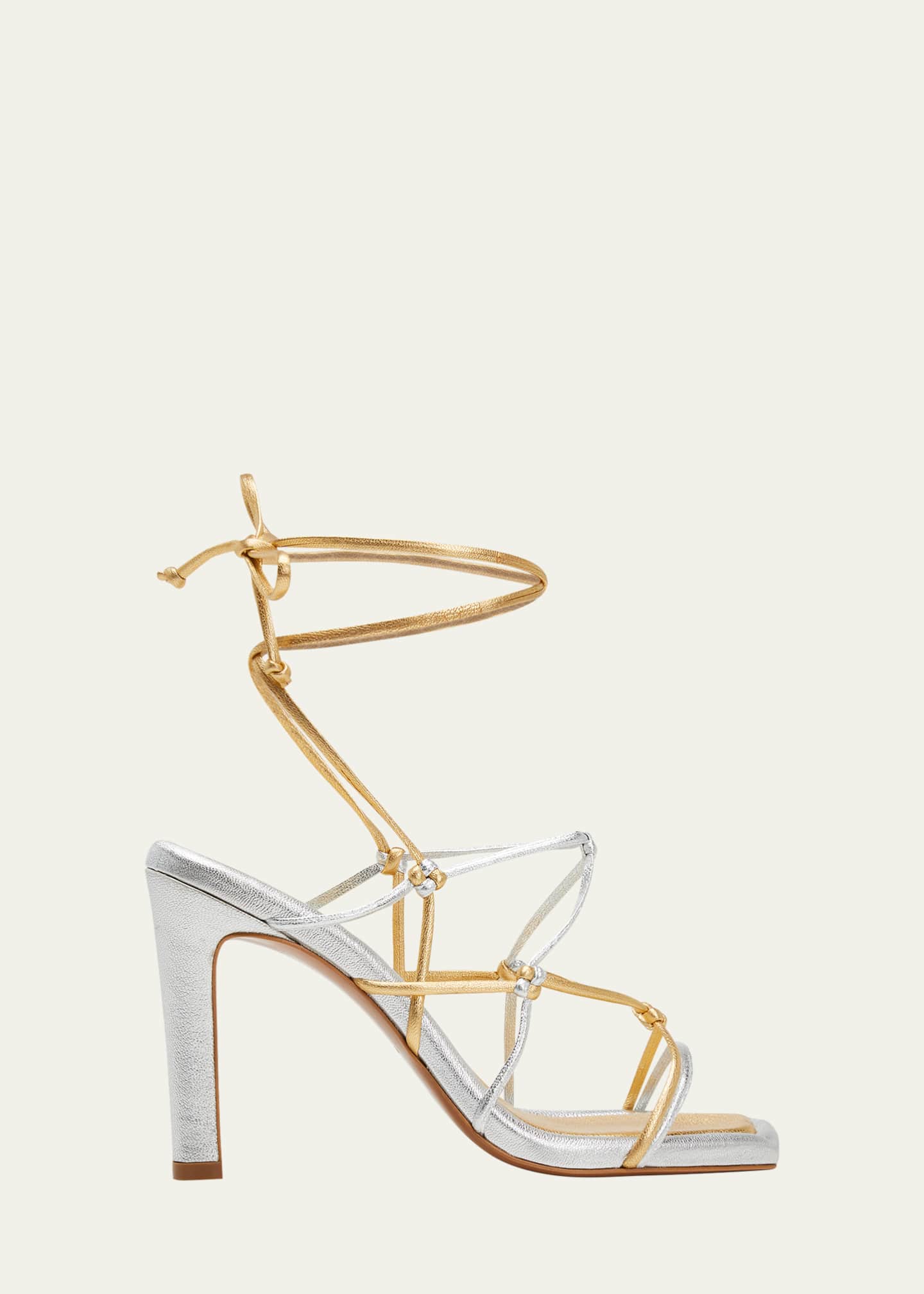 Mercedes Castillo Camille High-Heel Knotted Sandals - Bergdorf Goodman