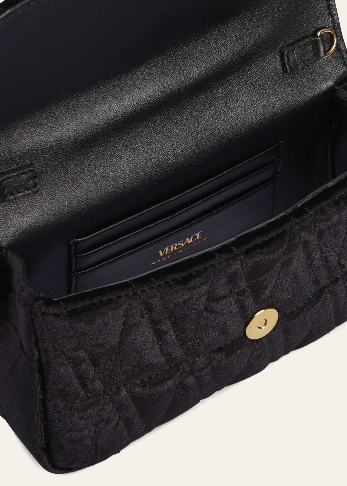 Versace Virtus Mini Flap Chain Crossbody Bag - Bergdorf Goodman