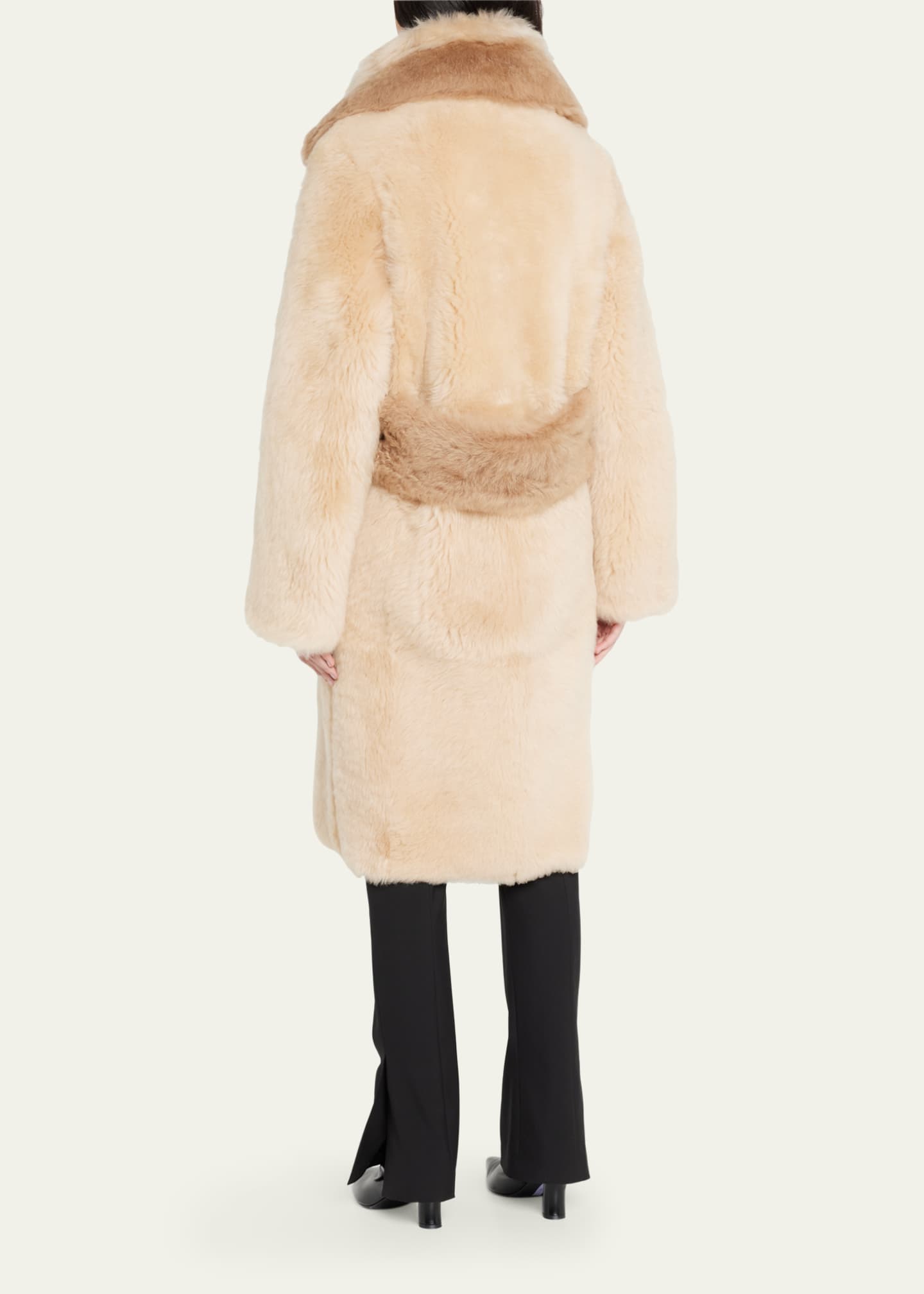 Helmut Lang Long Lamb Shearling Coat - Bergdorf Goodman