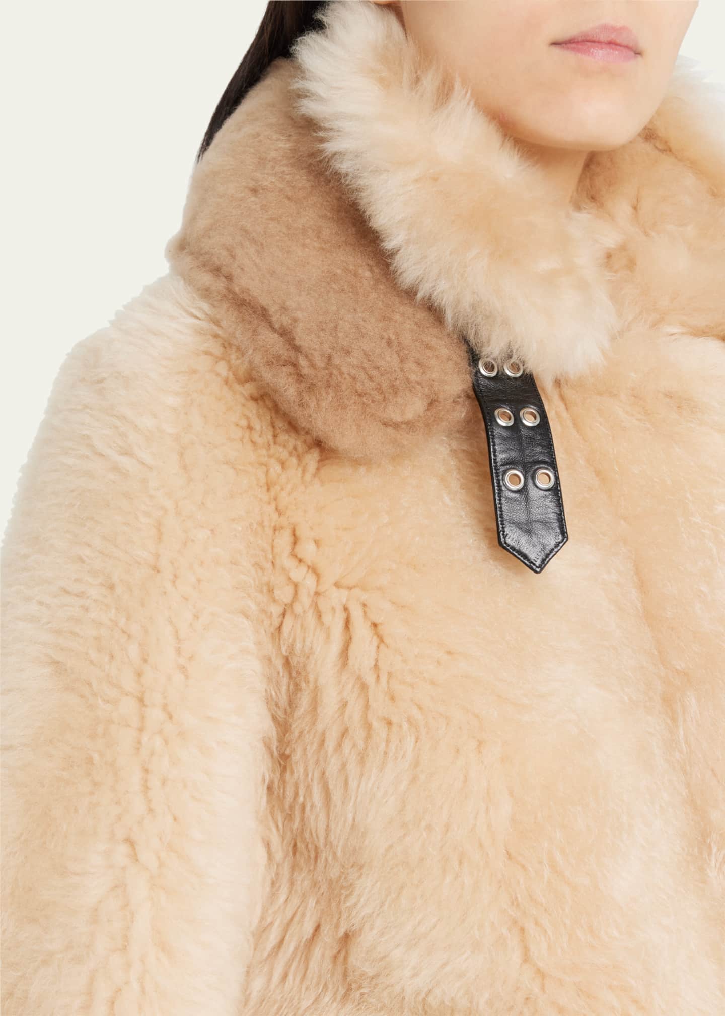 Helmut Lang Long Lamb Shearling Coat - Bergdorf Goodman