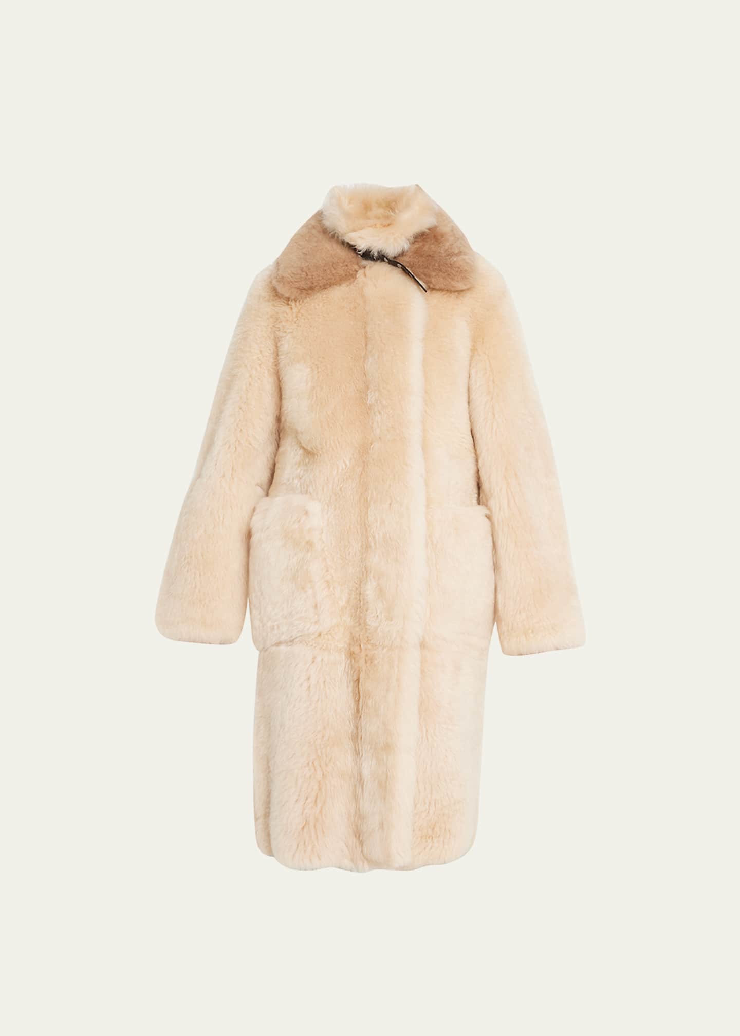 Helmut Lang Long Lamb Shearling Coat - Bergdorf Goodman