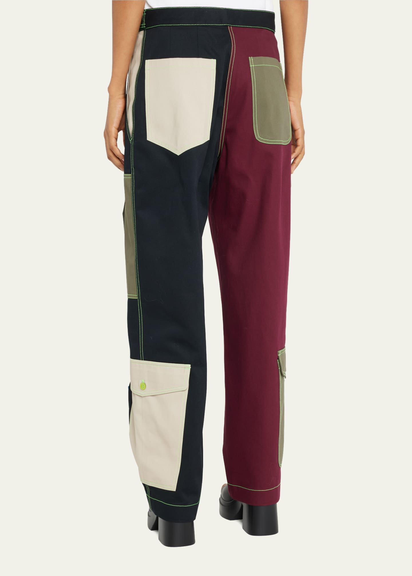 CHRISTOPHER JOHN ROGERS Colorblock Cargo Pants - Bergdorf Goodman