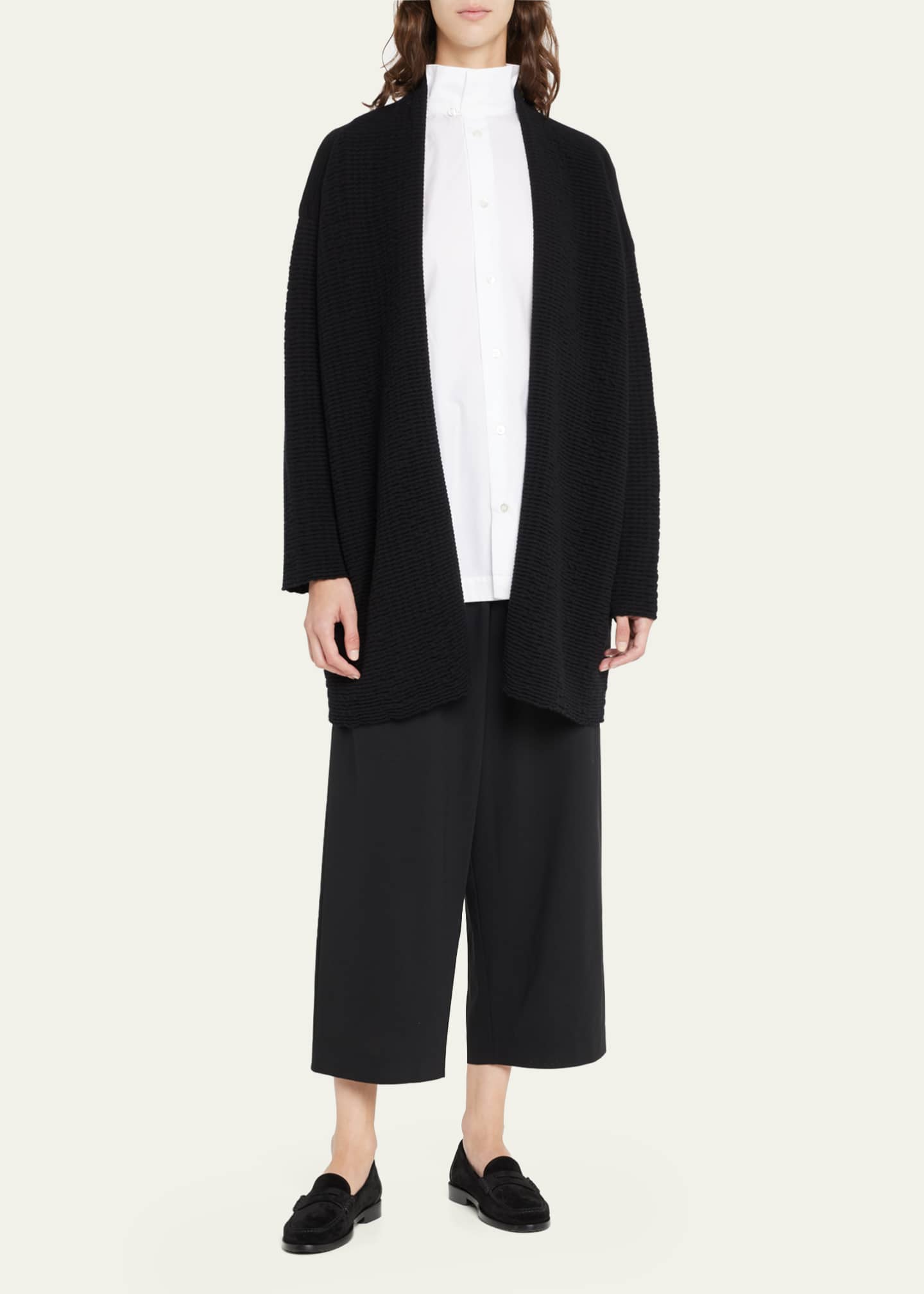 Eskandar Slim Open Cardigan (Long Plus) - Bergdorf Goodman