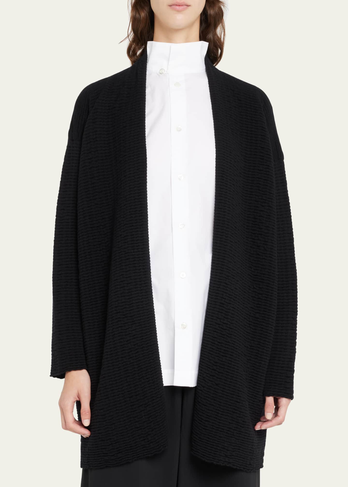 Eskandar Slim Open Cardigan (Long Plus) - Bergdorf Goodman