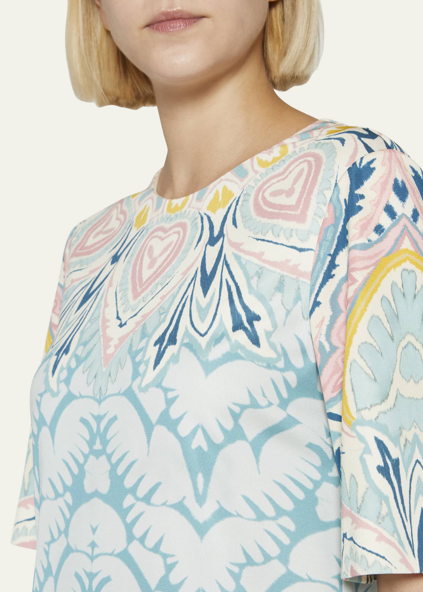 Etro Abstract-Print Mini Dress - Bergdorf Goodman