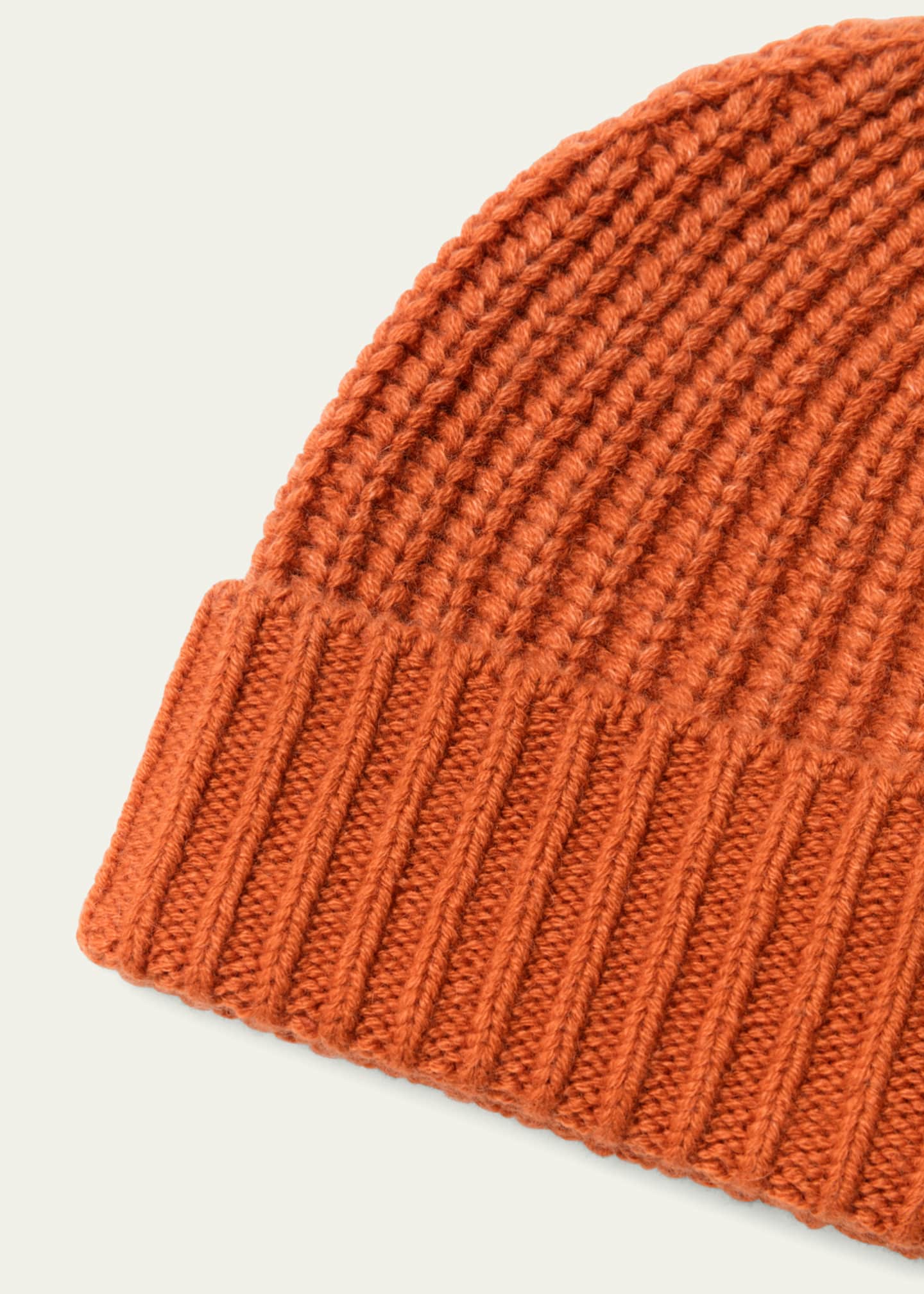 Iris Von Arnim Men's Carlos Rib-Knit Cashmere Beanie Hat - Bergdorf Goodman