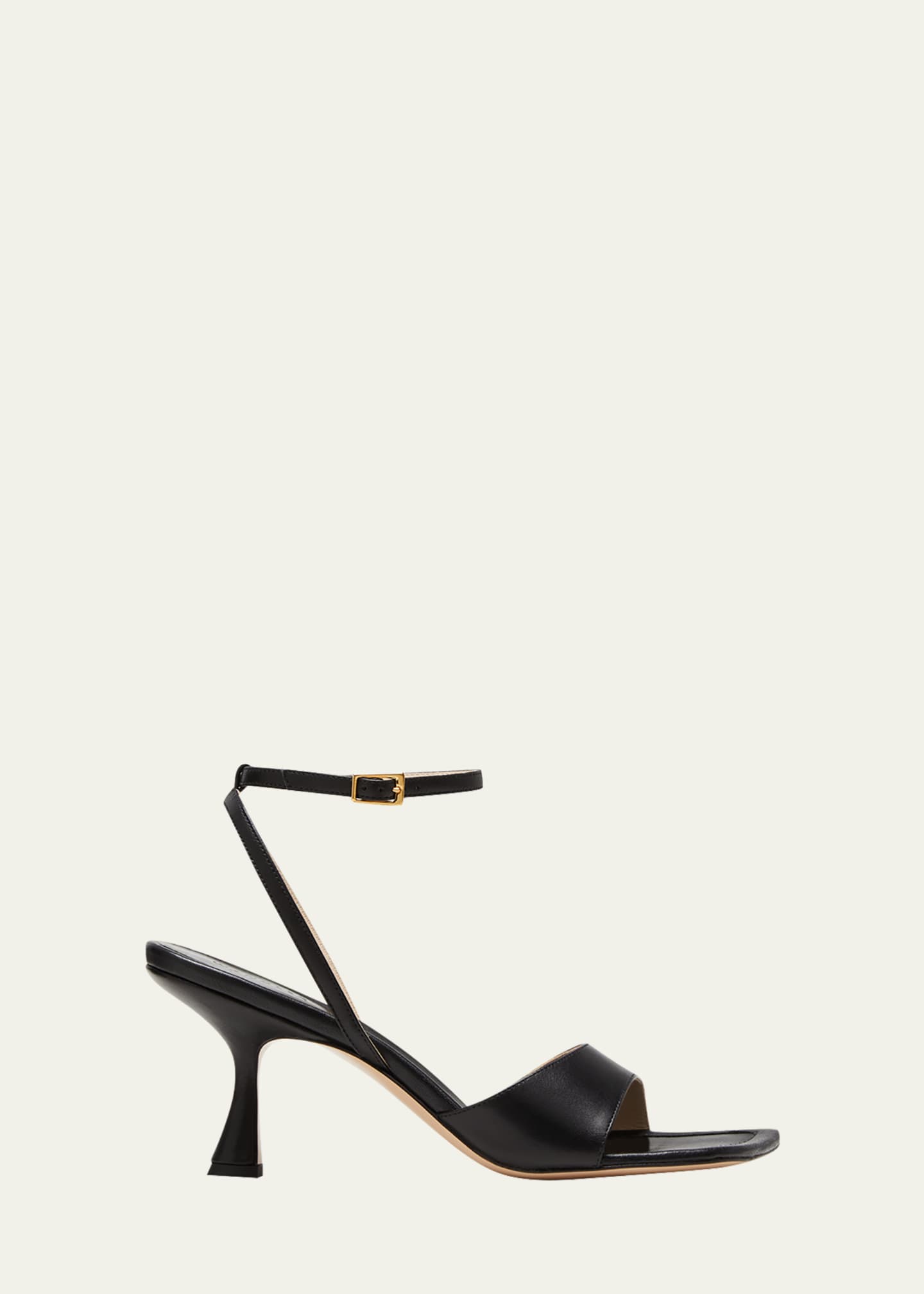 Wandler Julio Lambskin Ankle-Strap Sandals - Bergdorf Goodman