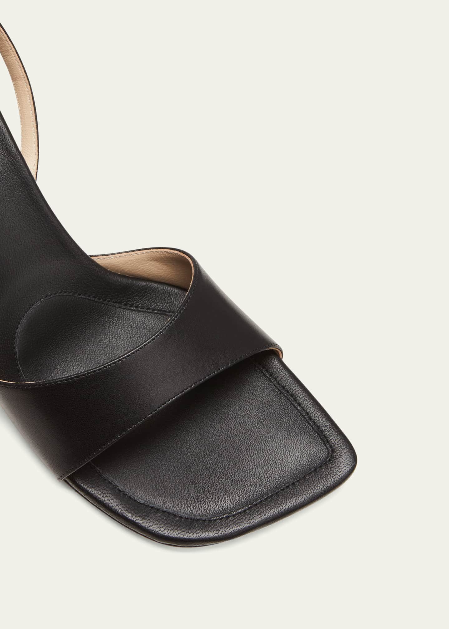 Wandler Julio Lambskin Ankle-Strap Sandals - Bergdorf Goodman