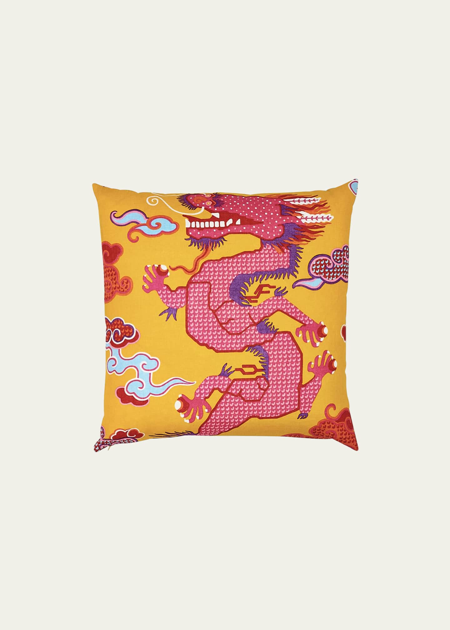 Schumacher Magical Ming Dragon 20" Pillow - Bergdorf Goodman