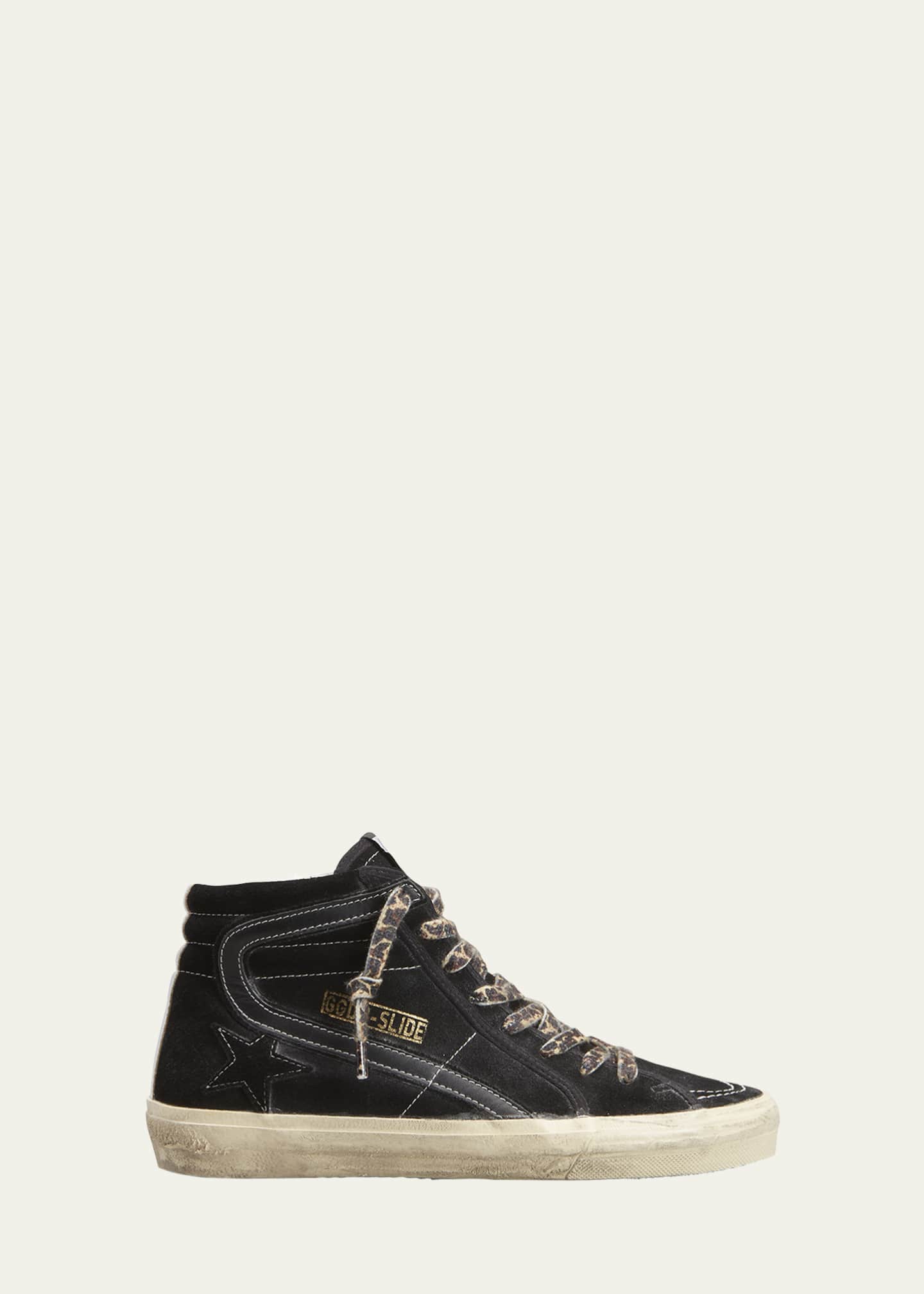 Golden Goose Slide Suede High-Top Sneakers - Bergdorf Goodman