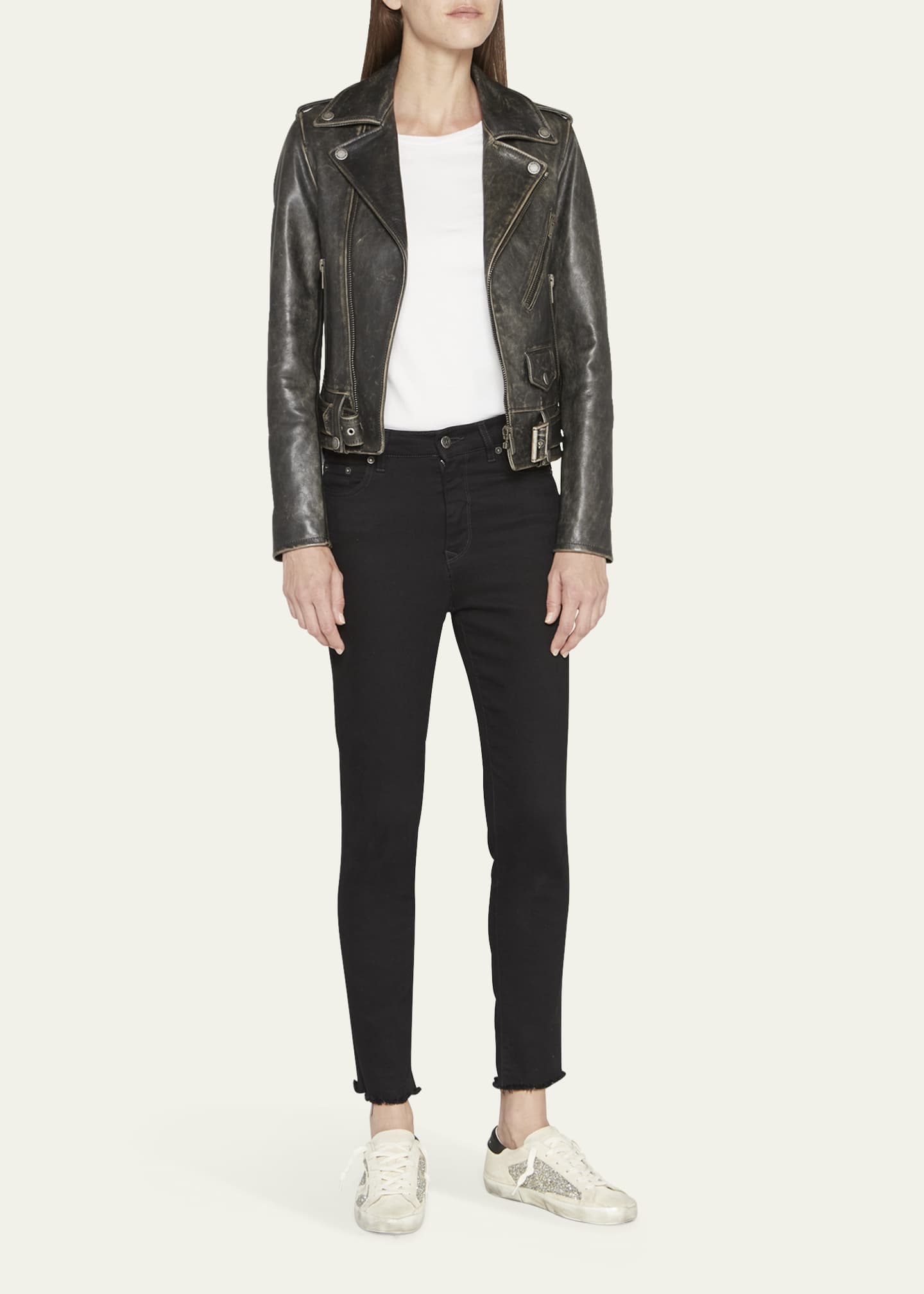 Golden Goose Superstar Suede Glitter Low-Top Sneakers - Bergdorf Goodman