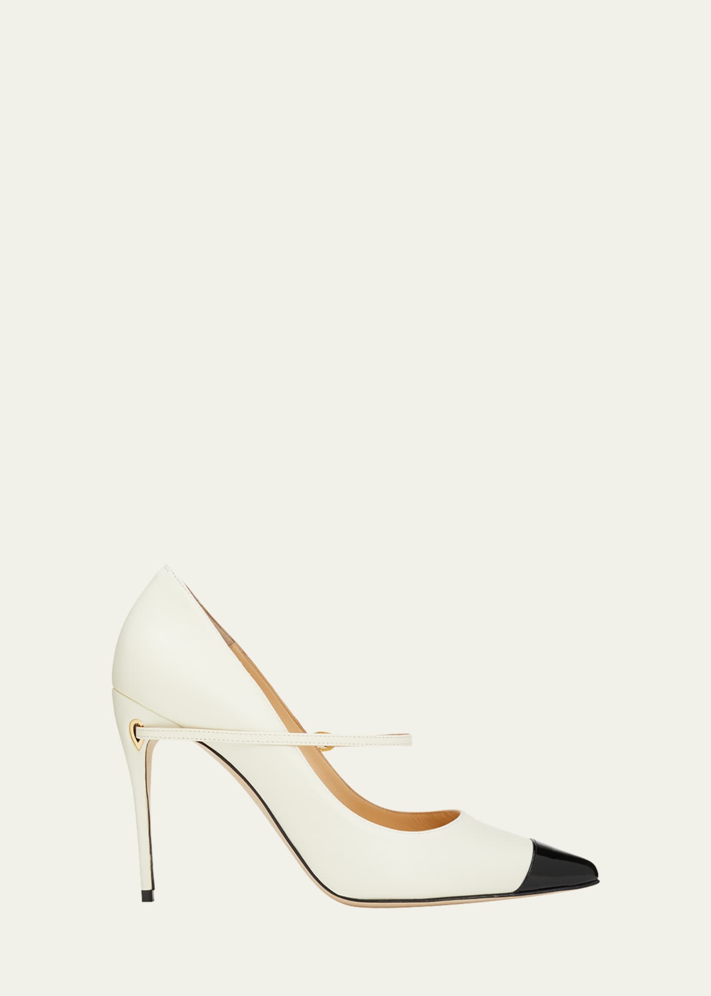 Jennifer Chamandi Lorenzo Bicolor Mary Jane Pumps - Bergdorf Goodman