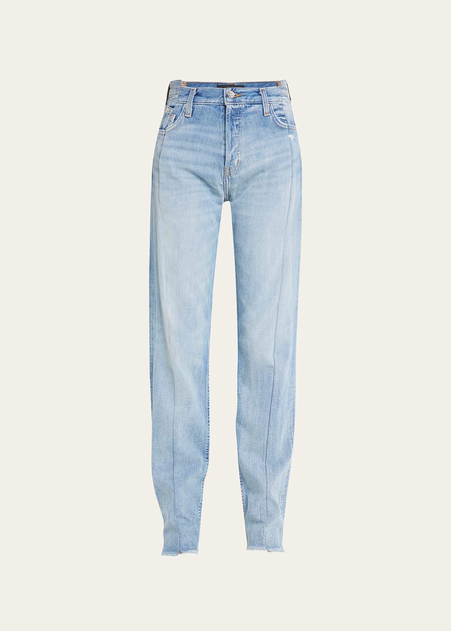 EB DENIM OG Replicas Offset Mid-Rise Straight Jeans - Bergdorf Goodman
